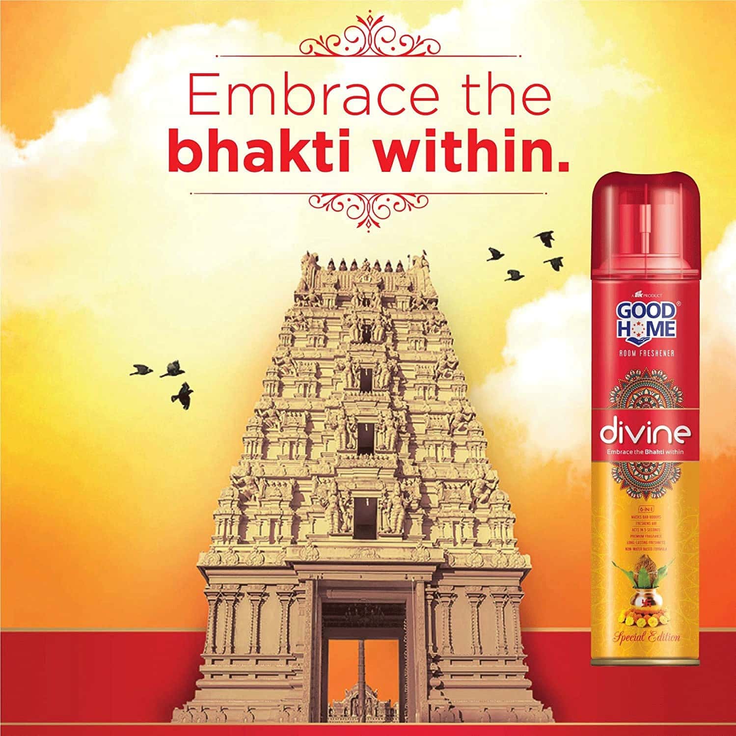 Buy GOOD HOME DIVINE AND HARMONY SPRAY - ROOM & AIR FRESHNER (2 X 160 ...