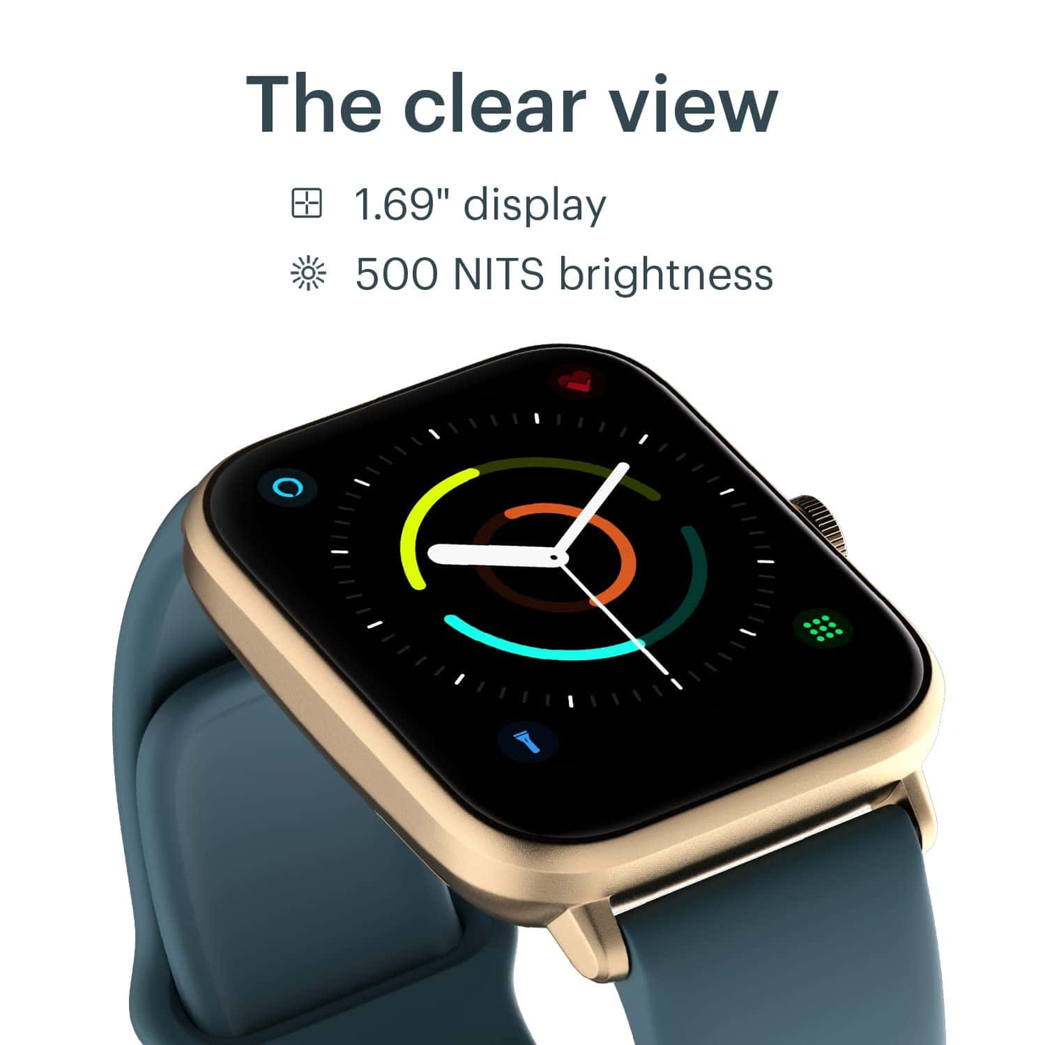 Buy NOISE COLORFIT PRO 3 ALPHA (TEAL BLUE) Online & Get Upto 60% OFF at ...