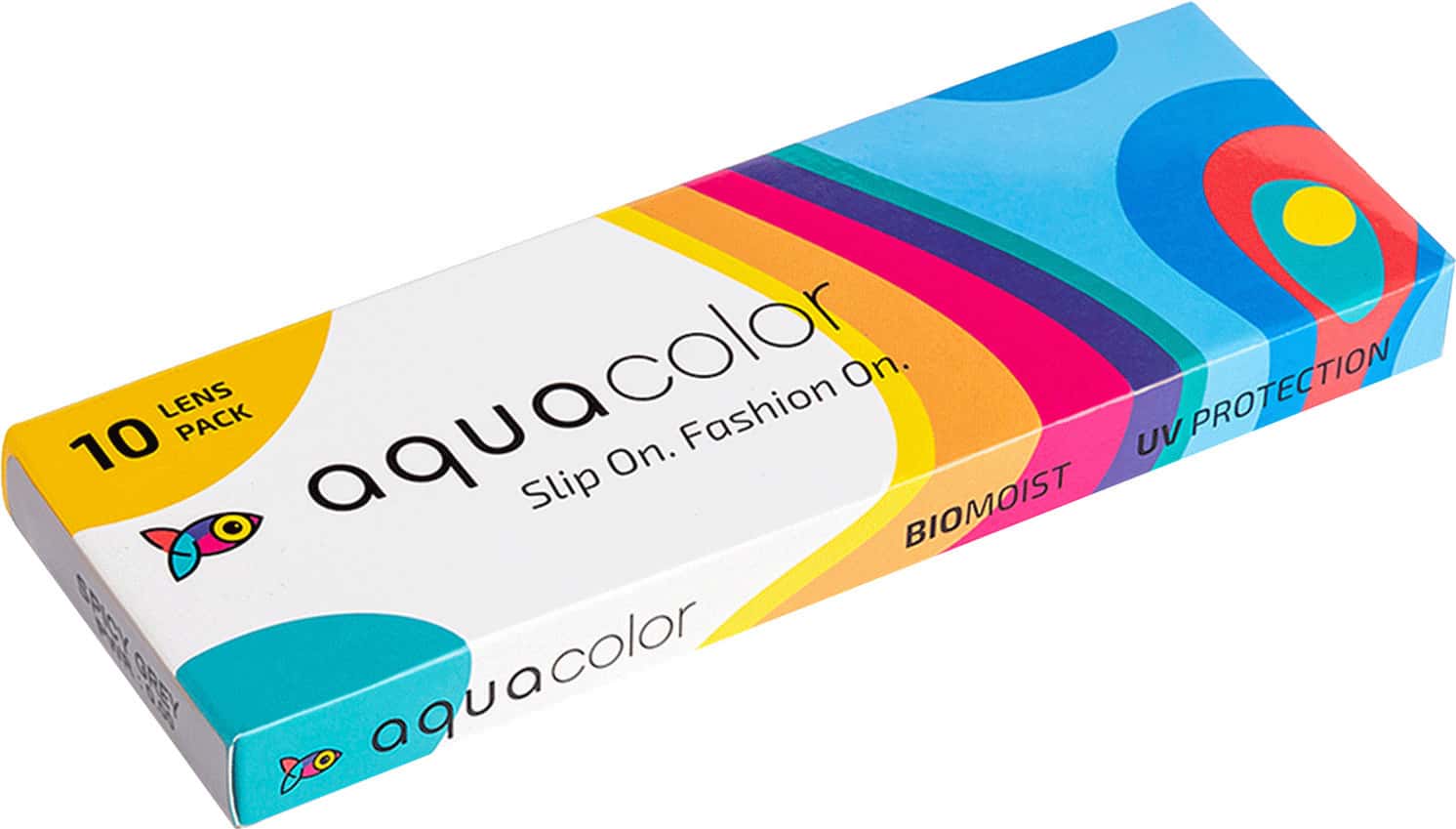Buy AQUACOLOR SPICY GREY DAILY DISPOSABLE COLOR LENSES (10 LENS /BOX ...