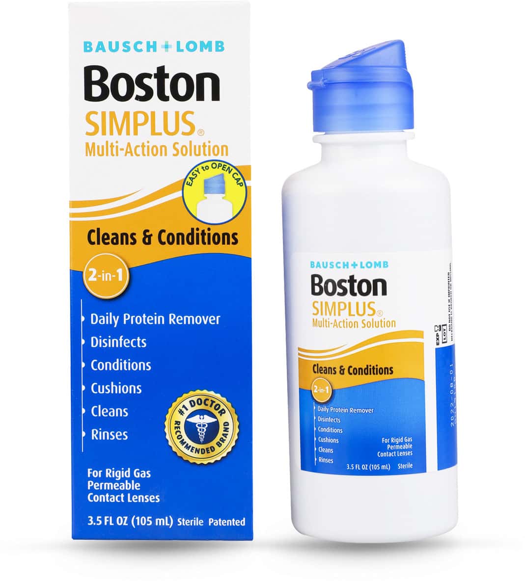 Buy BAUSCH & LOMB BOSTON SIMPLUS MULTIACTION BOTTLE OF 105 ML LIQUID ...
