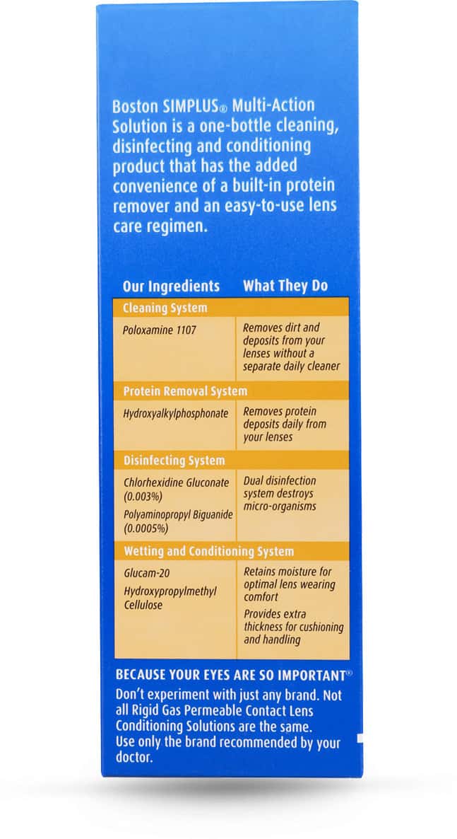 Buy BAUSCH & LOMB BOSTON SIMPLUS MULTIACTION BOTTLE OF 105 ML LIQUID ...