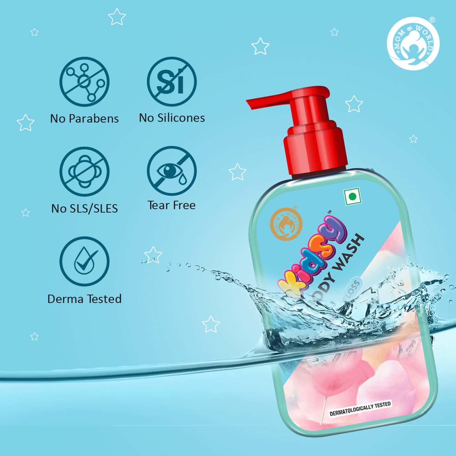Buy MOM & WORLD KIDSYCANDY FLOSS BODY WASH NO TEARS NO SLS FOR KIDS PH ...