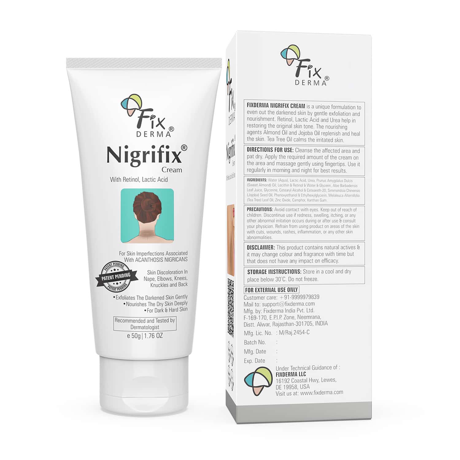 Buy FIXDERMA NIGRIFIX CREAM 50GM Online & Get Upto 60% OFF at PharmEasy