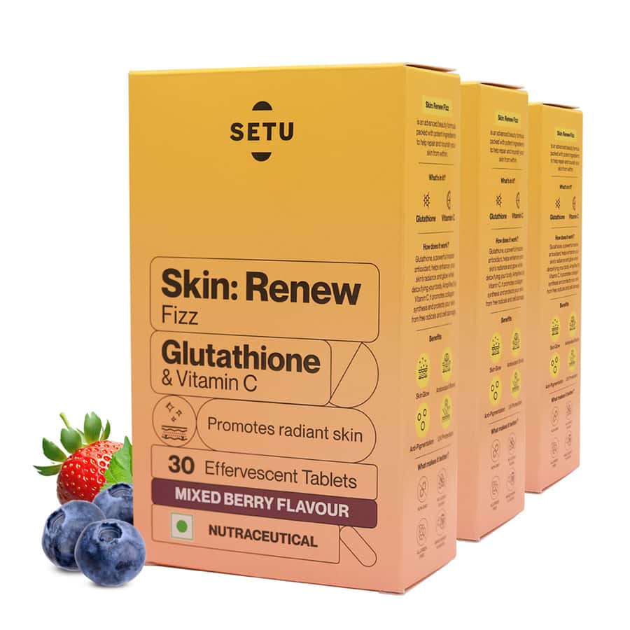 Buy SETU SKIN RENEW- 30 EFFERVESCENT TABLETS (PACK OF 1)| GLUTATHIONE ...