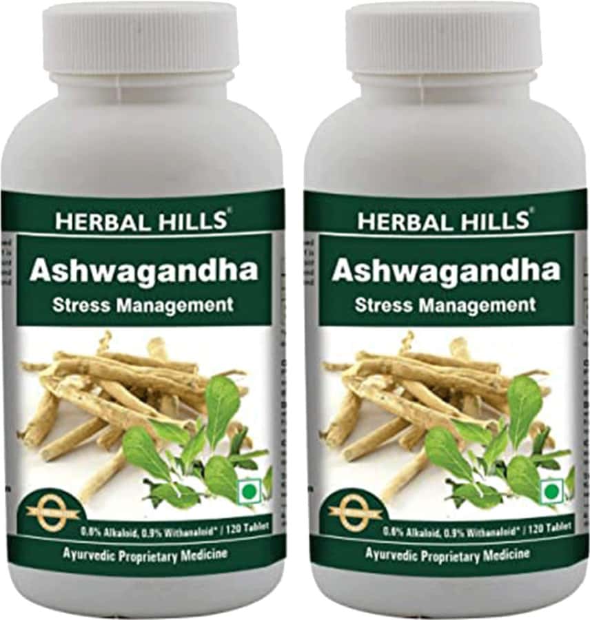 Buy HERBAL HILLS ASHWAGANDHA 60 TABLETS (PACK OF 2) Online & Get Upto ...