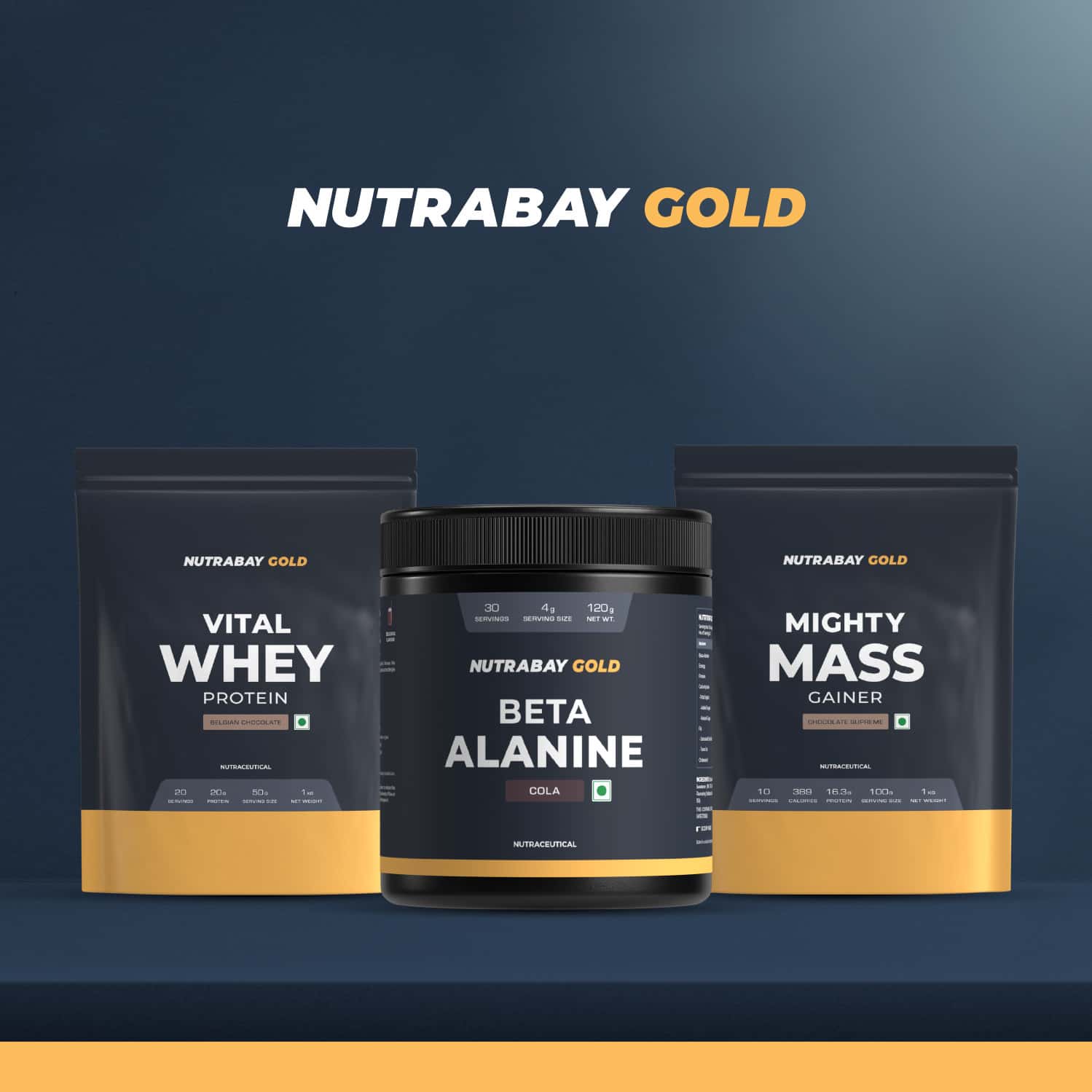 Buy NUTRABAY GOLD BETA ALANINE SUPPLEMENT POWDER - 120G, COLA FLAVOR ...