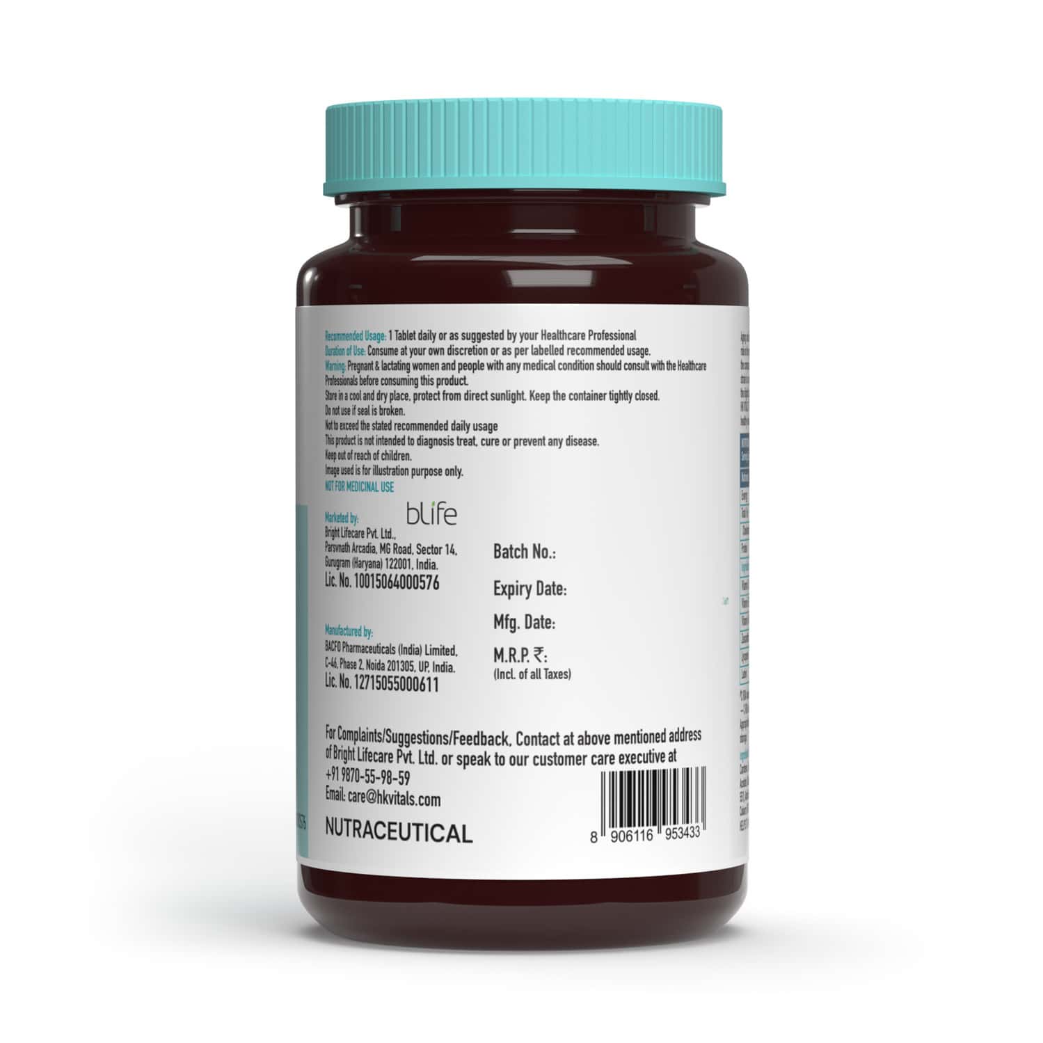 Buy HEALTHKART HEALTHY VISION, EYE MULTIVITAMIN WITH LUTEIN 10MG ...