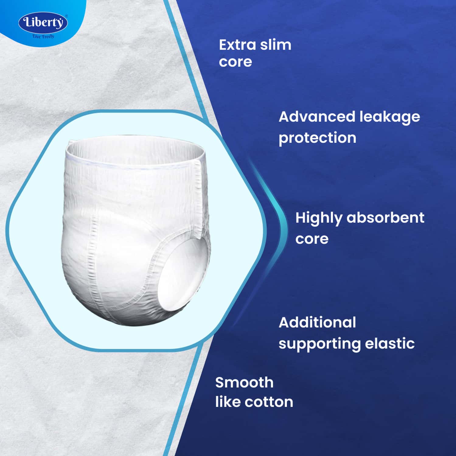 Buy LIBERTY ECO ADULT DIAPER EXTRA LARGE (XL) 60 COUNT WAIST SIZE 38-65 ...