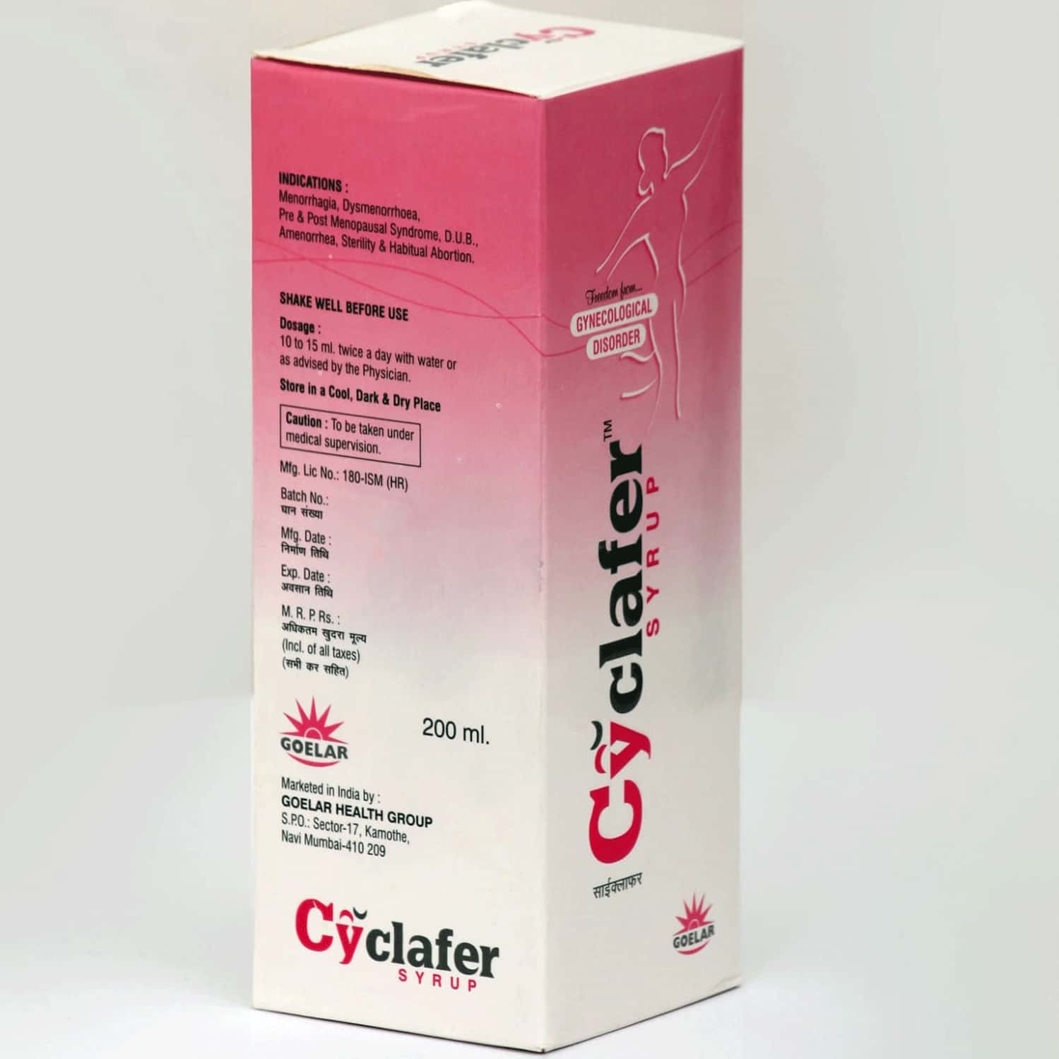 Buy CYCLAFER SYRUP Online & Get Upto 60% OFF at PharmEasy