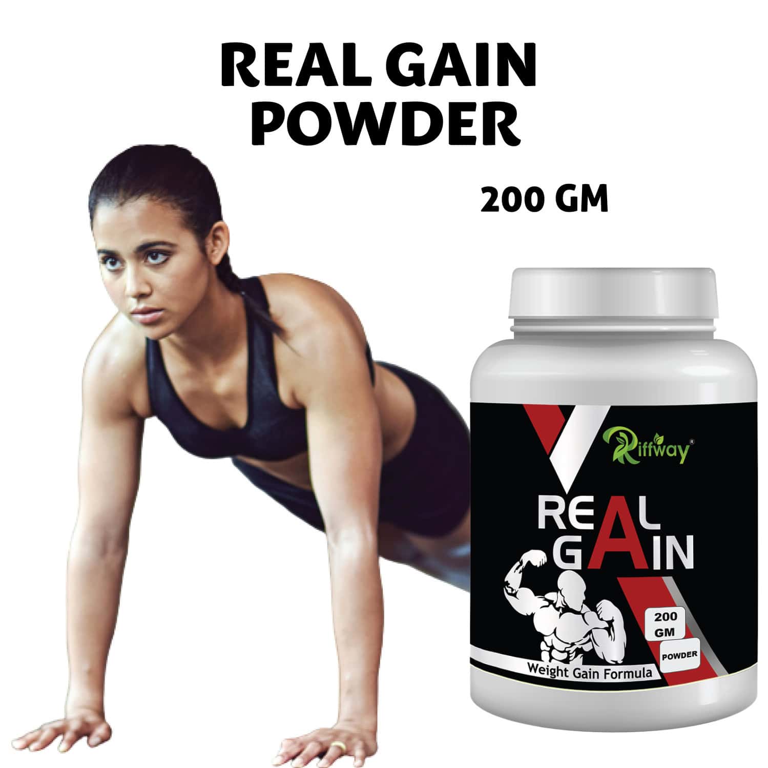 Buy RIFFWAY REAL GAIN WEIGHT GAIN POWDER | ENHANCE BONE DENSITY ...