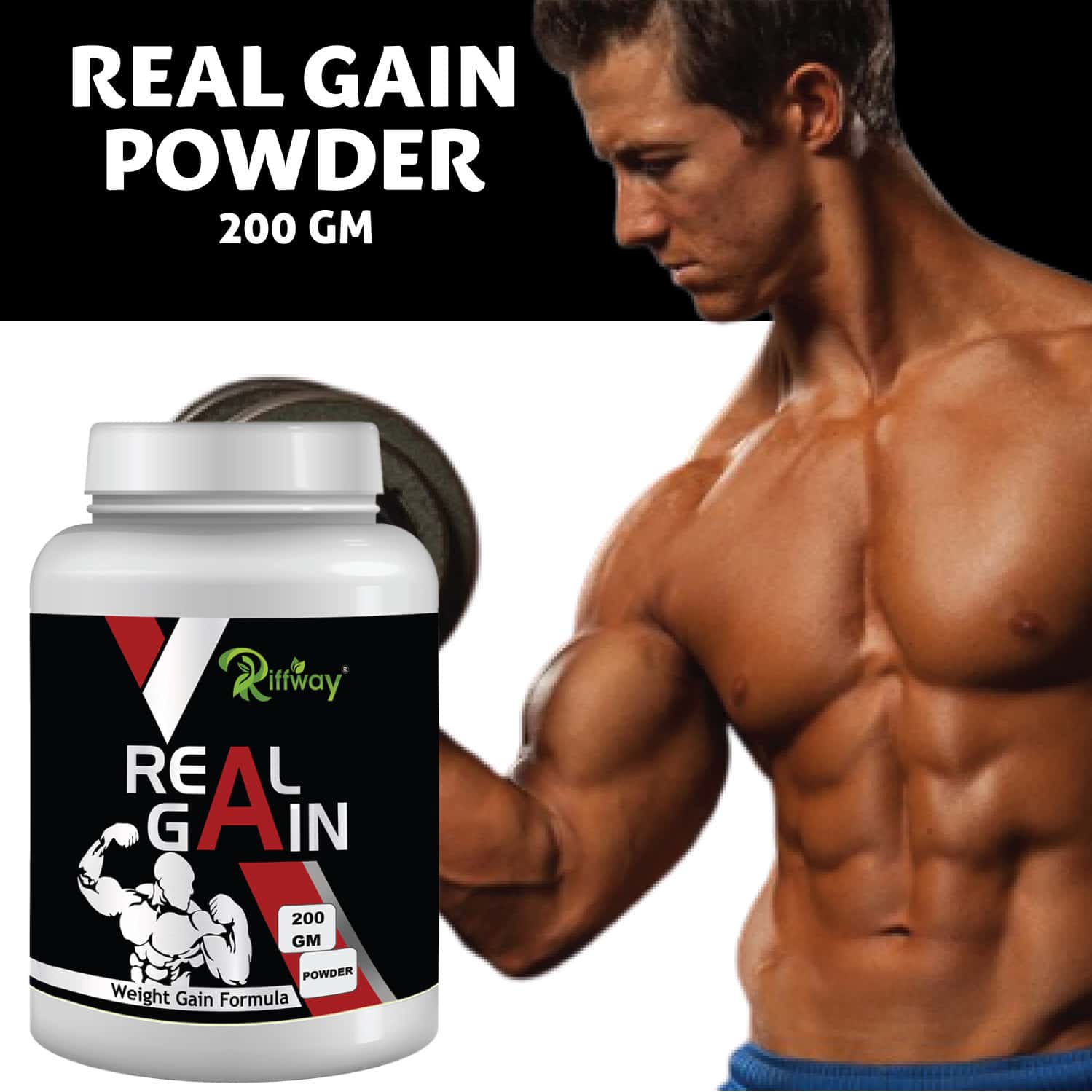 Buy RIFFWAY REAL GAIN WEIGHT GAIN POWDER | ENHANCE BONE DENSITY ...