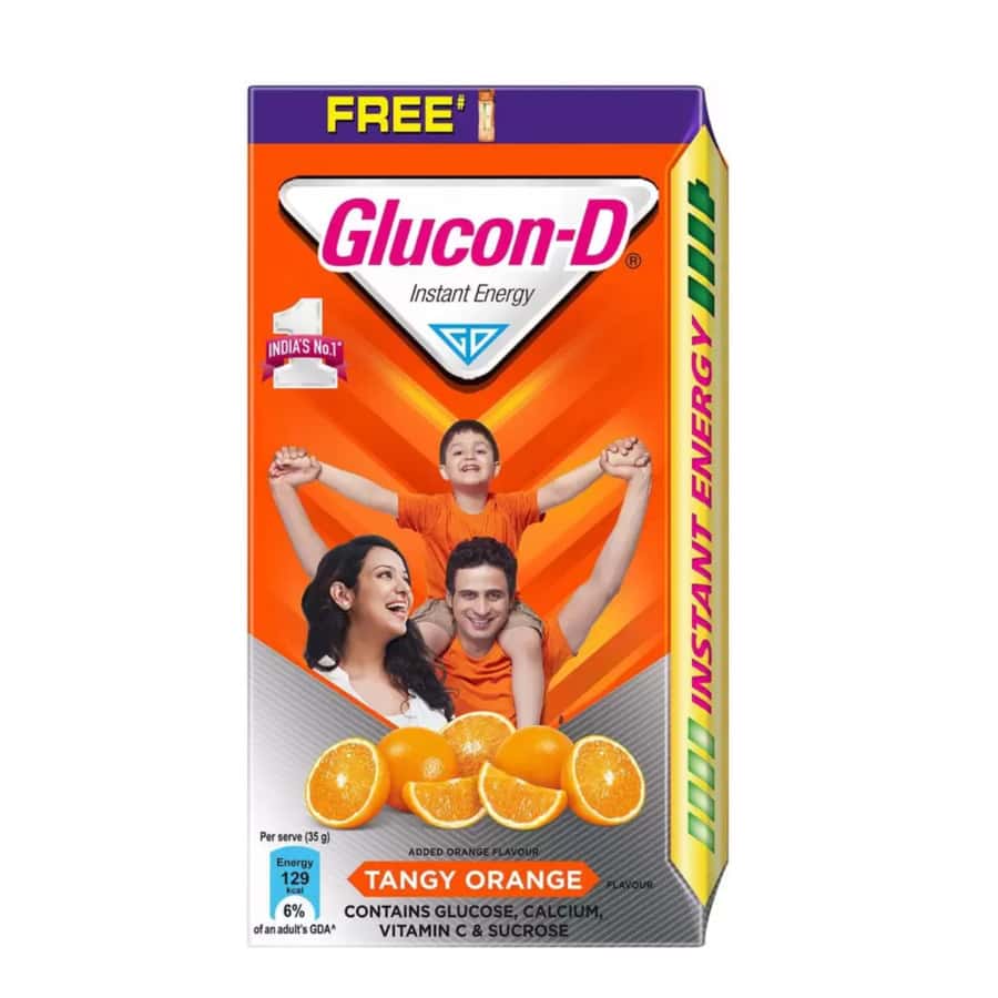 Buy GLUCON-D TANGY ORANGE GLUCOSE POWDER400GM JAR Online & Get Upto 60% ...