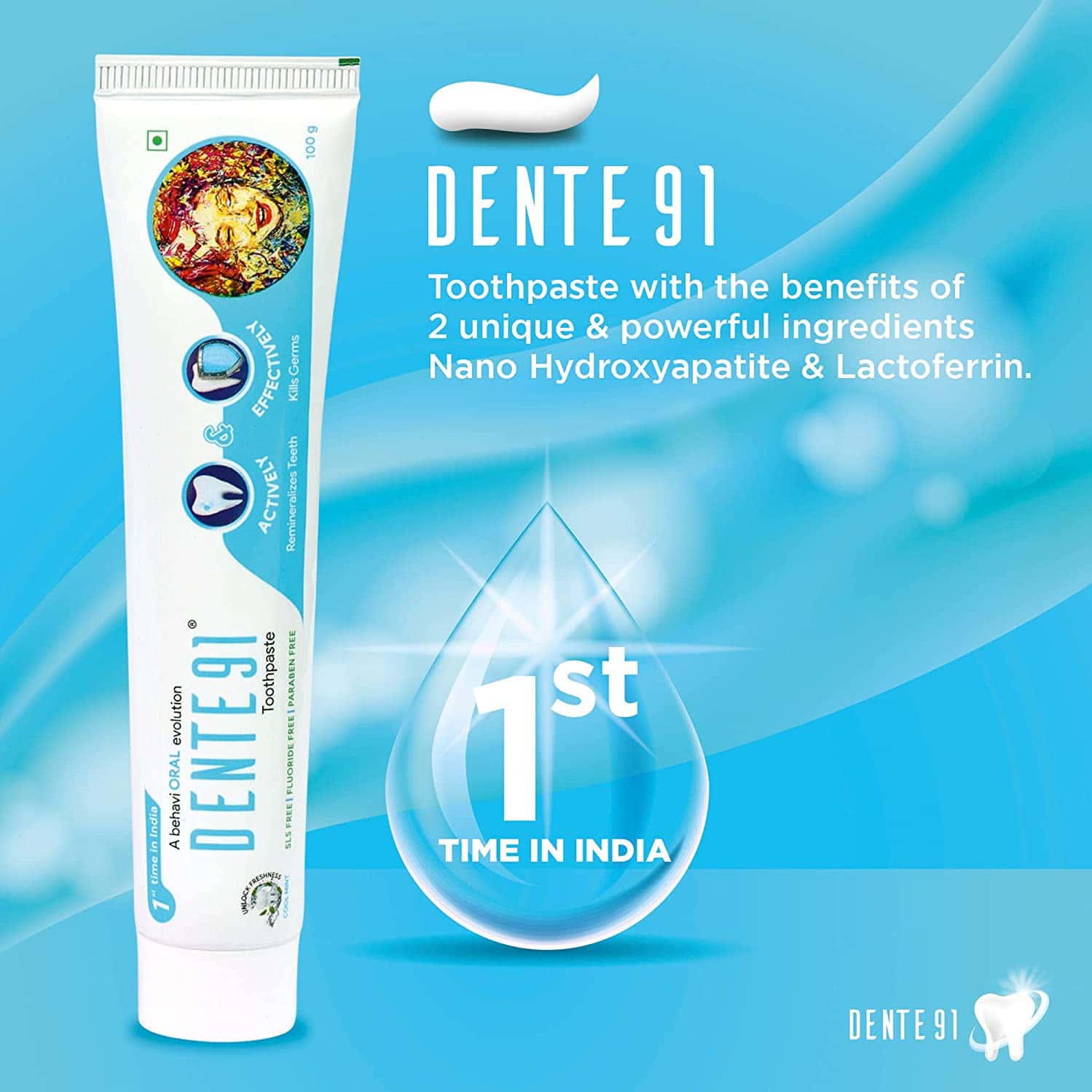 Buy DENTE 91 COOL MINT TOOTHPASTE 100 G Online & Get Upto 60% OFF at ...