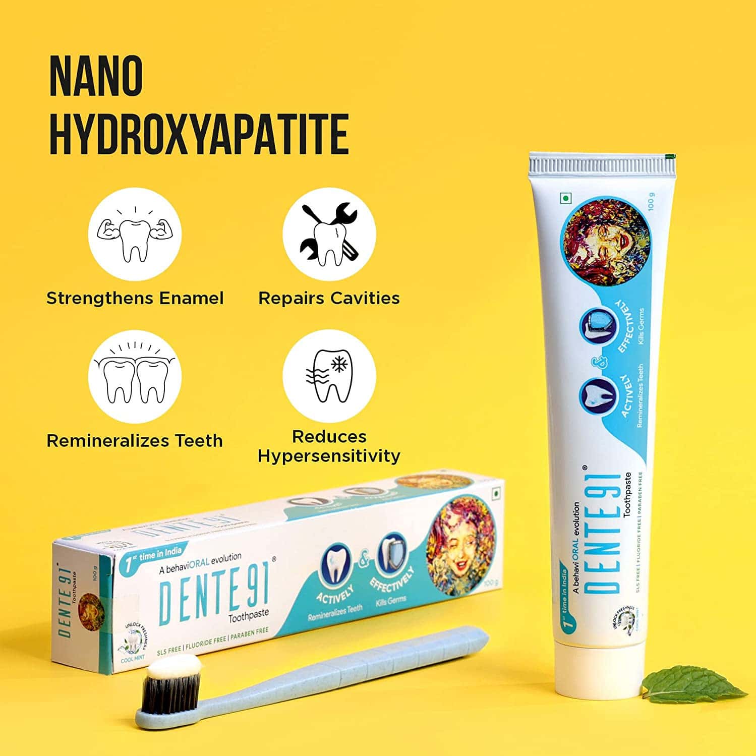 Buy DENTE 91 COOL MINT TOOTHPASTE 100 G Online & Get Upto 60% OFF at ...