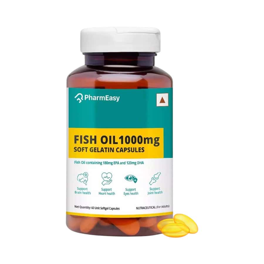 Buy TRUEBASICS OMEGA 3 FISH OIL CAPSULES - 30 CAPSULES Online & Get ...