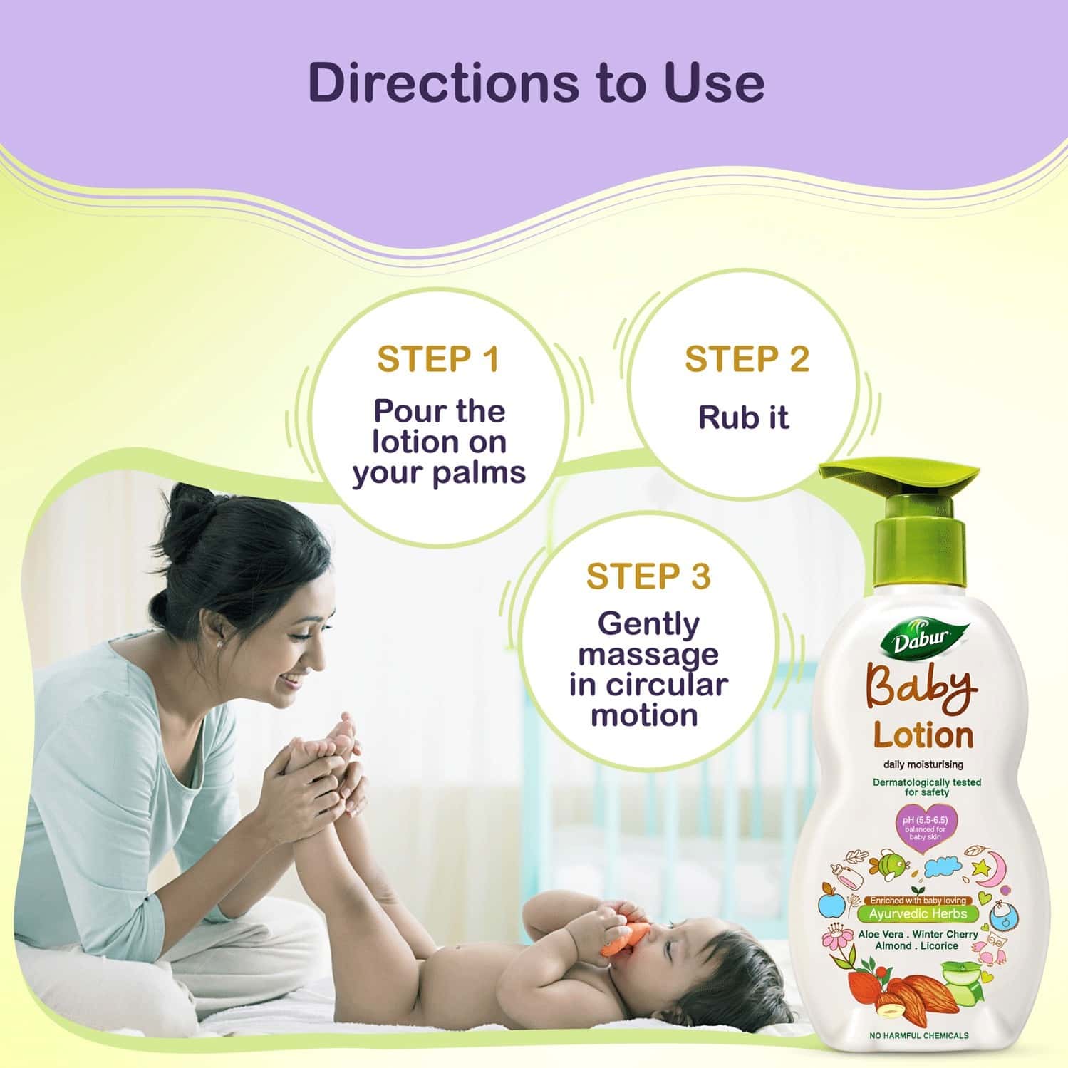 Buy DABUR BABY LOTION 500ML Online & Get Upto 60% OFF at PharmEasy