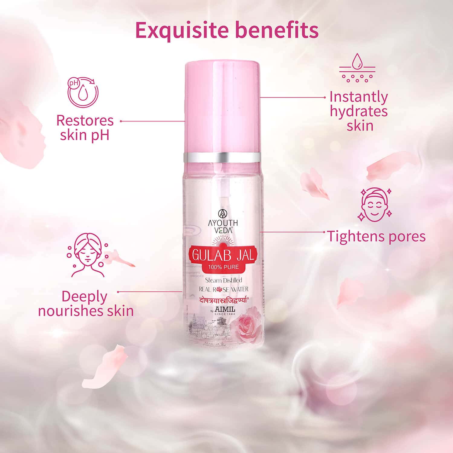 Buy AYOUTHVEDA GULAB JAL Online & Get Upto 60% OFF at PharmEasy