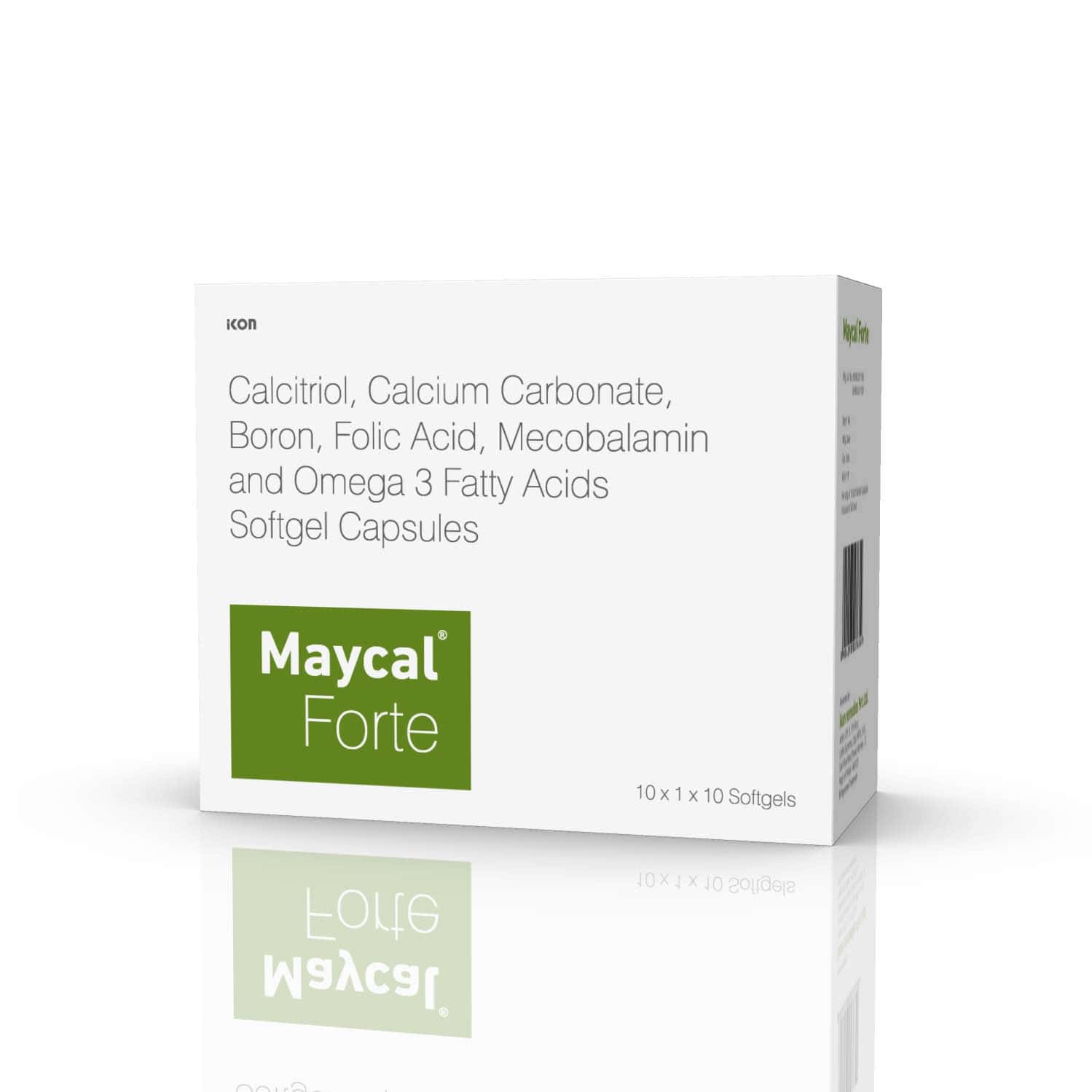 Buy Maycal Forte Strip Of 10 Softgel Capsules Online at Flat 15% OFF ...