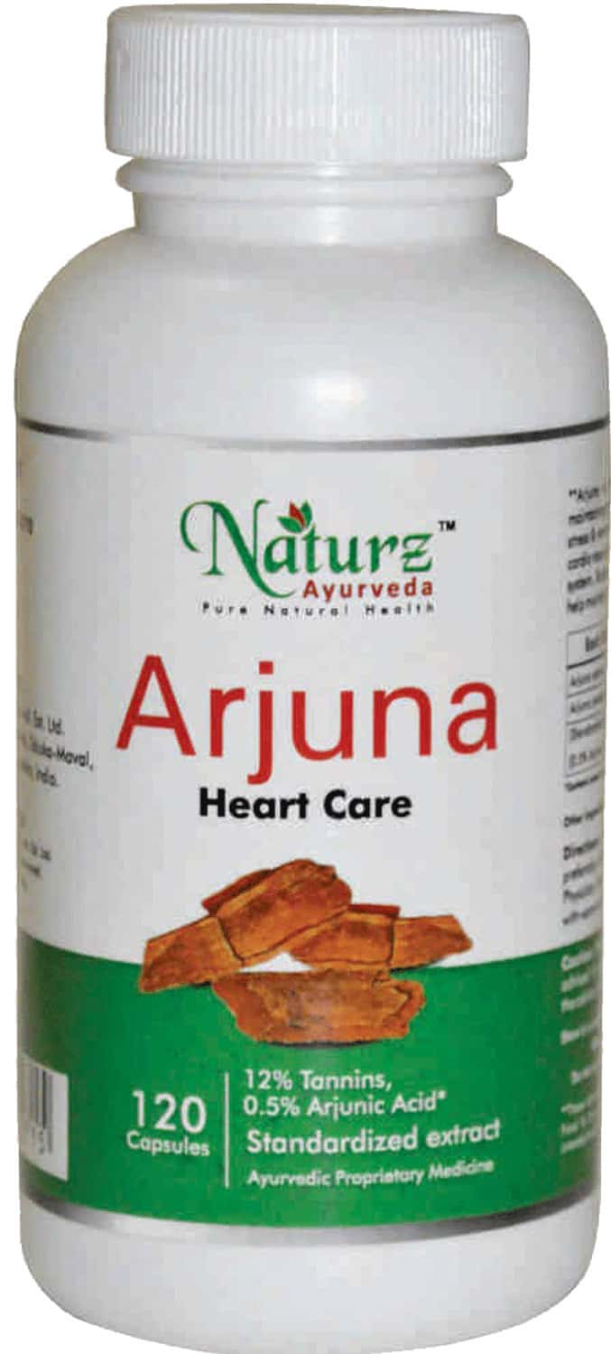 Buy NATURZ AYURVEDA ARJUNA 500MG 120 CAPSULES (PACK OF 5) Online & Get ...