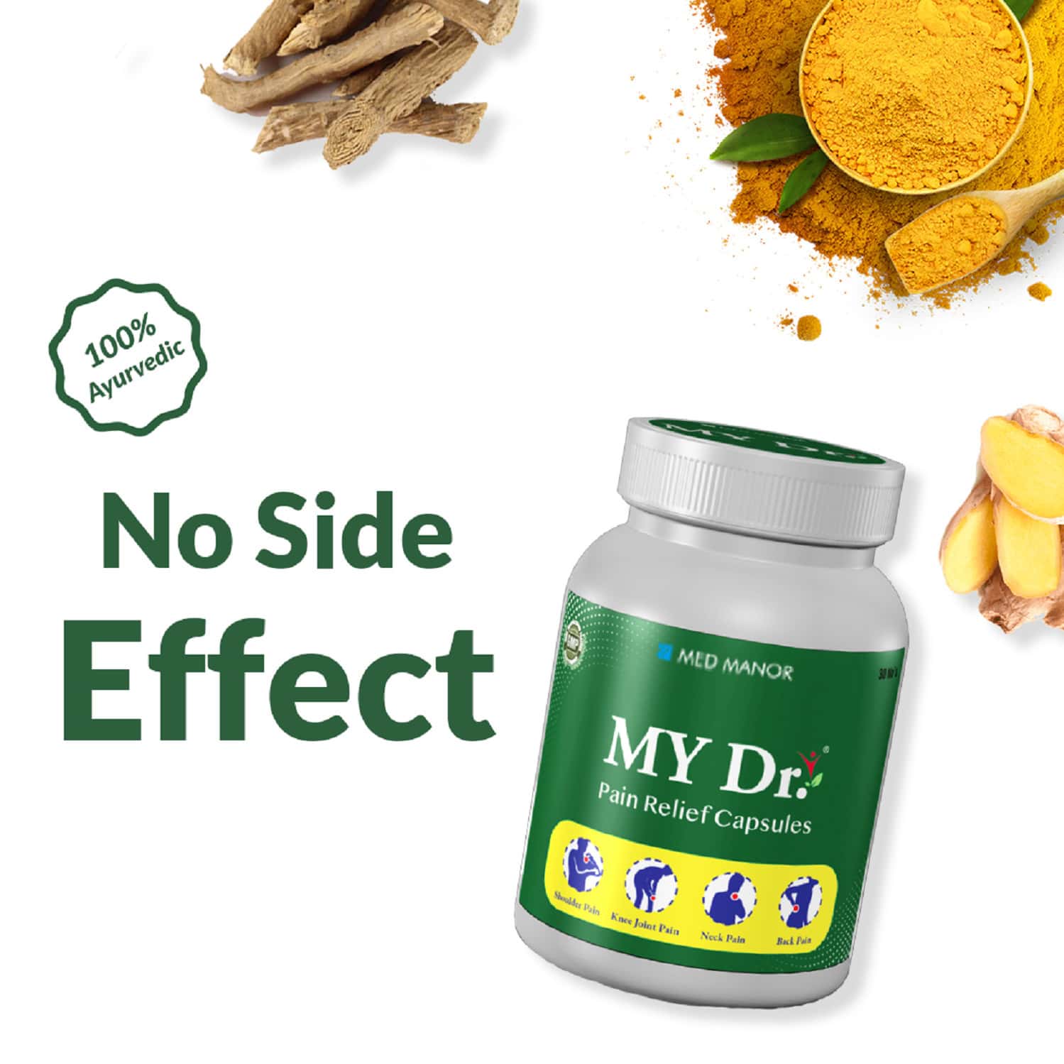 Buy MY DR. PAIN RELIEF CAPSULES - 30 CAPSULES (PACK OF 2) Online & Get ...