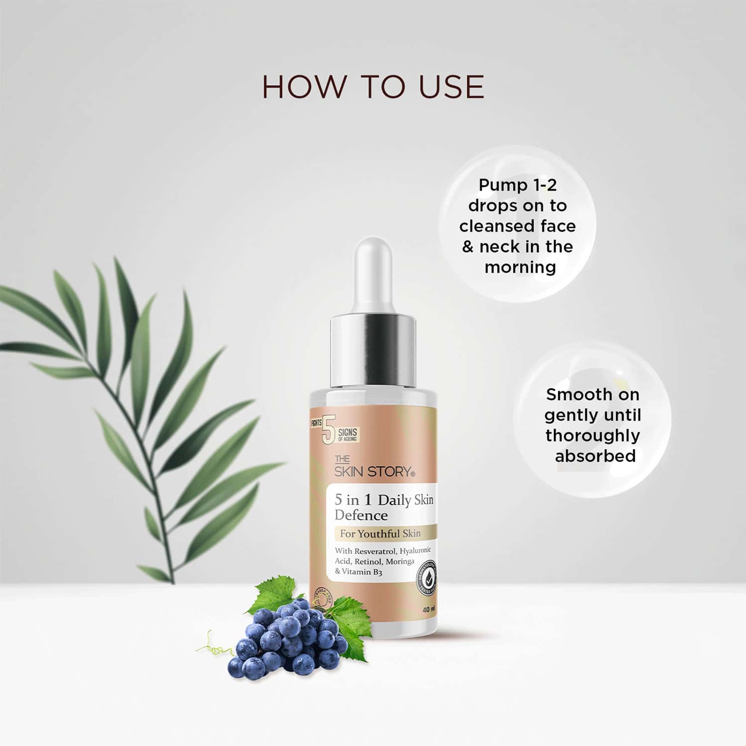 Buy THE SKIN STORY 5 IN 1 DAILY SKIN DEFENCE, 40ML Online & Get Upto 60 ...