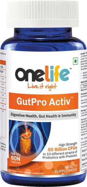 Buy ONELIFE GUTPRO ACTIVE -60 CAPSULES Online & Get Upto 60% OFF at ...