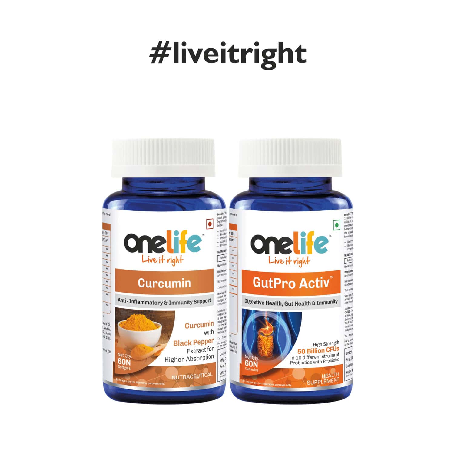 Buy ONELIFE GUTPRO ACTIVE-60 CAPSULES Online & Get Upto 60% OFF at ...