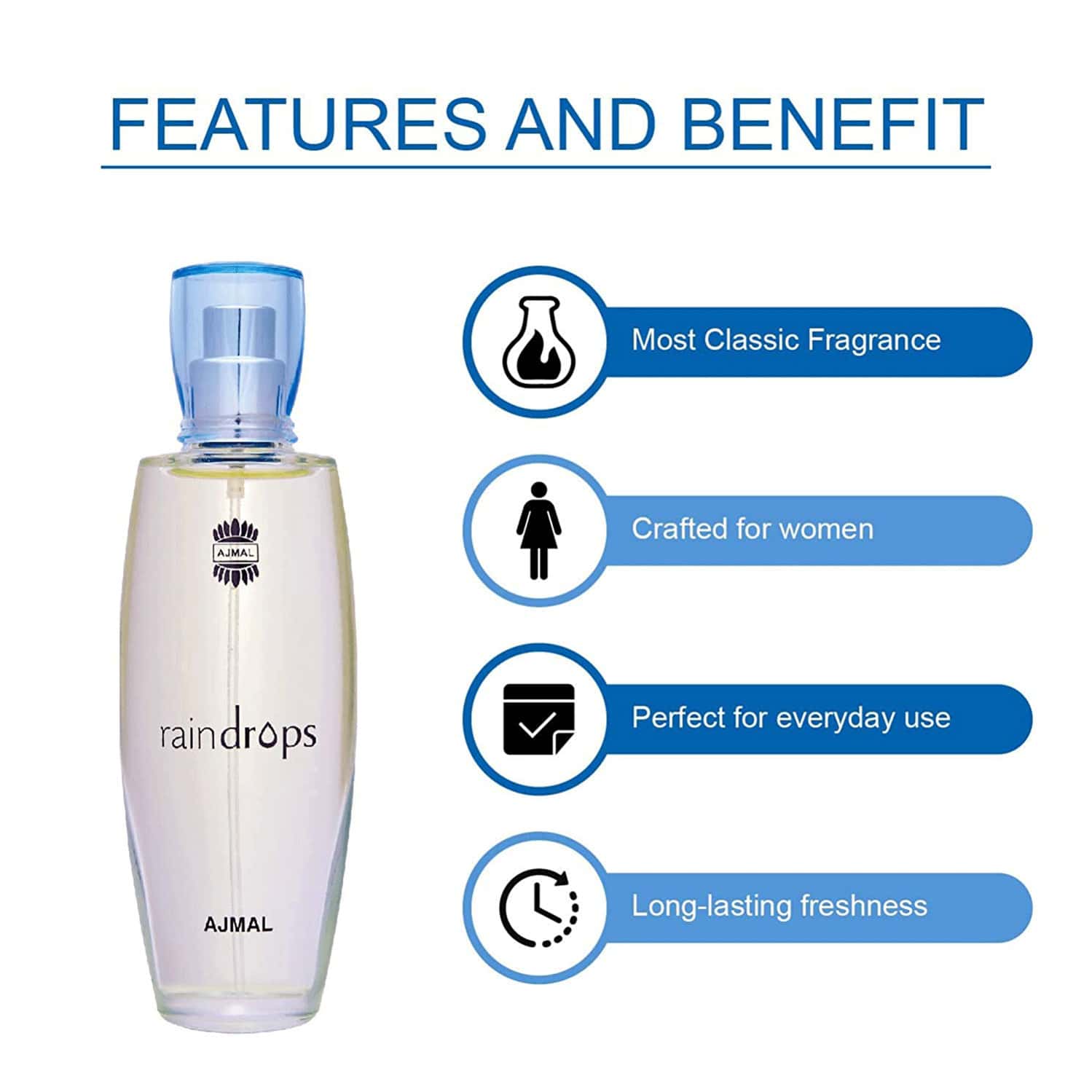 Buy AJMAL SHIRO EAU DE PARFUM 90ML PERFUME FOR MEN AND RAINDROPS EAU DE PARFUM 50ML PERFUME FOR ...