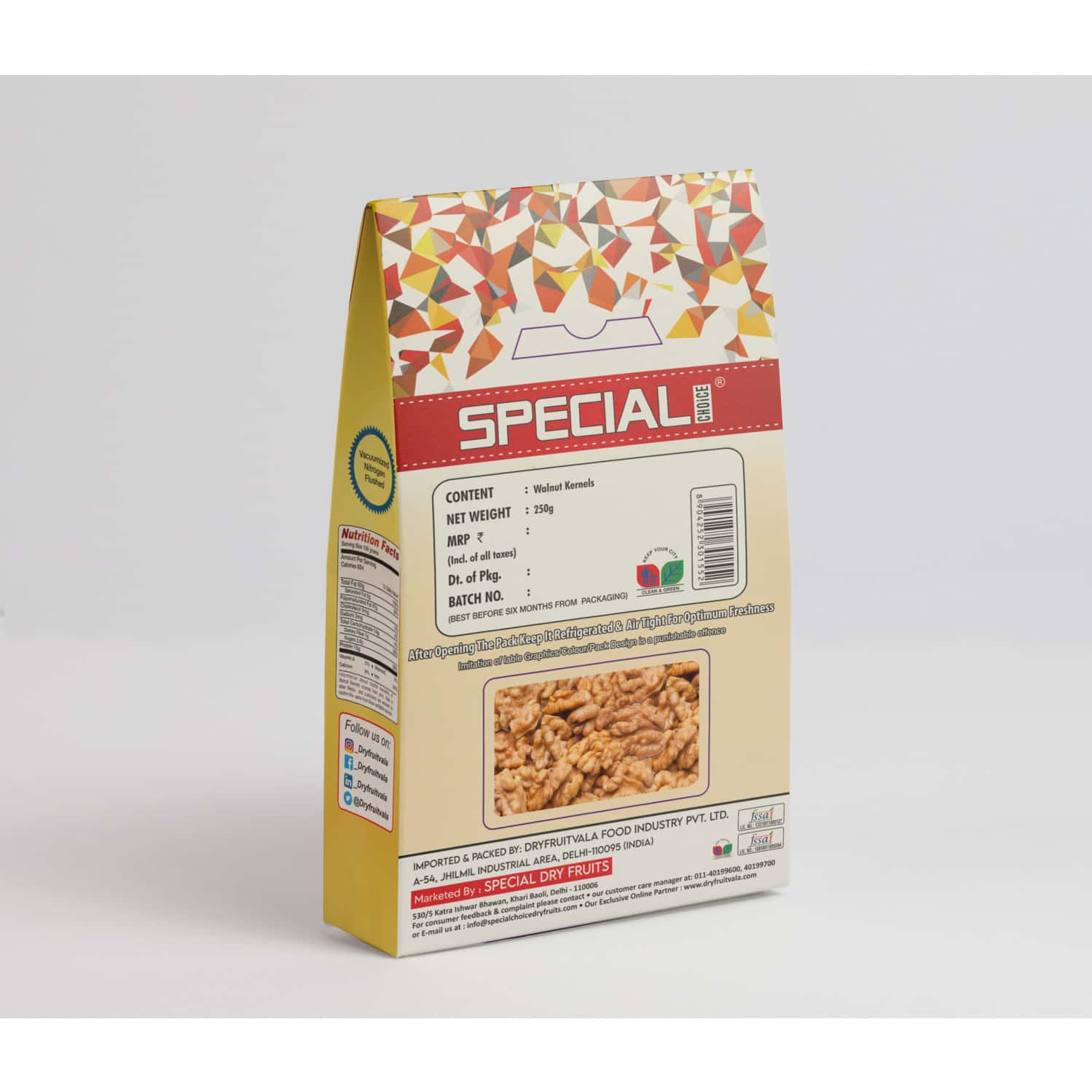 Buy SPECIAL CHOICE WALNUT KERNELS DAISY VACUUM PACK 250G X 1 Online ...