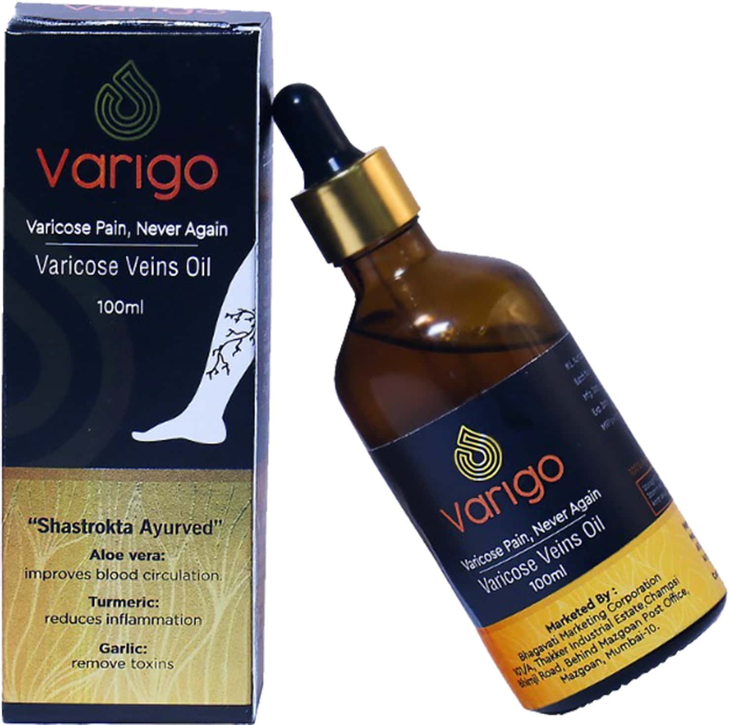 Buy VARIGO -VERICOSE VEINS OIL-100ML Online & Get Upto 60% OFF at PharmEasy