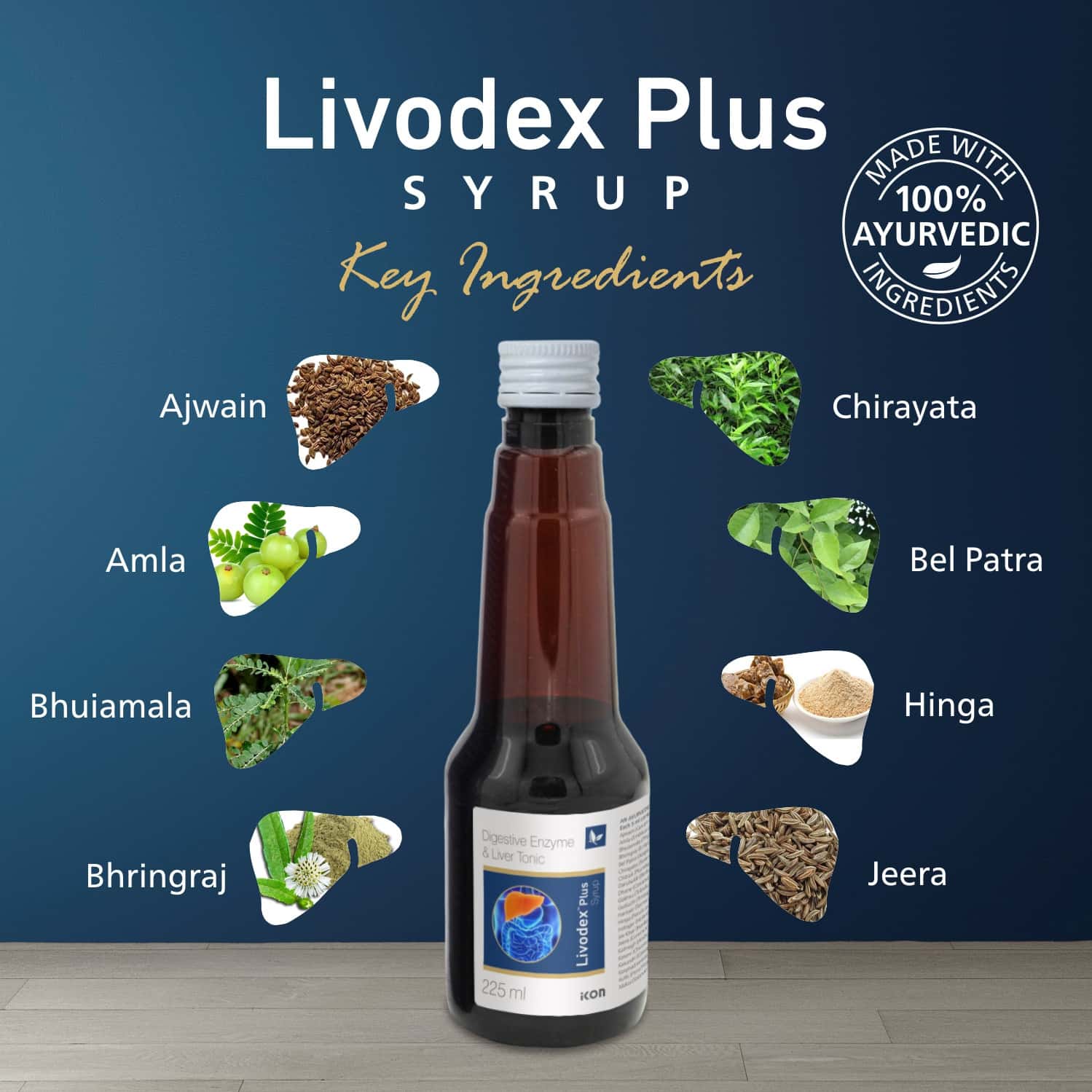 Buy LIVODEX PLUS SYRUP 225 ML | LIVER HEALTH SUPPLEMENT | DETOX LIVER ...