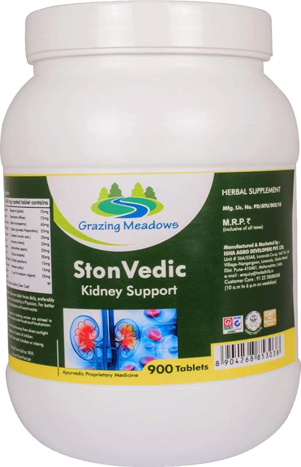 Buy GRAZING MEADOWS STON VEDIC 900 TABLETS | AYURVEDIC HERBAL ...