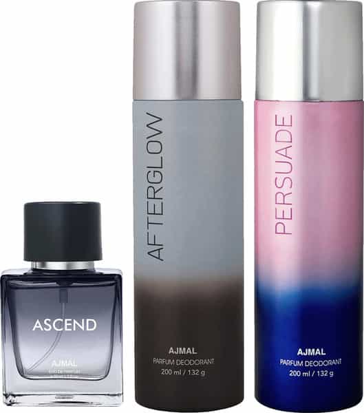 Buy AJMAL AFTER GLOW DEO 200 ML AND PERSUADE DEO 200 ML AND ASCEND EDP ...