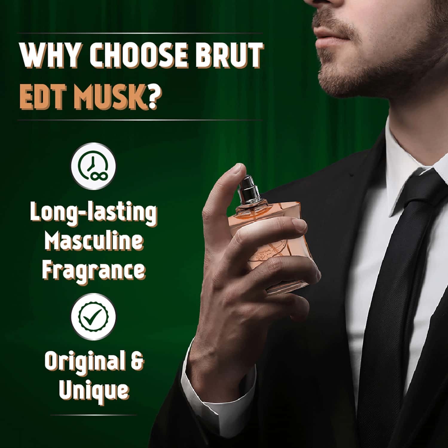 Buy BRUT MUSK EAU DE TOILETTE (EDT) PERFUME FOR MEN LONG-LASTING MUSKY ...