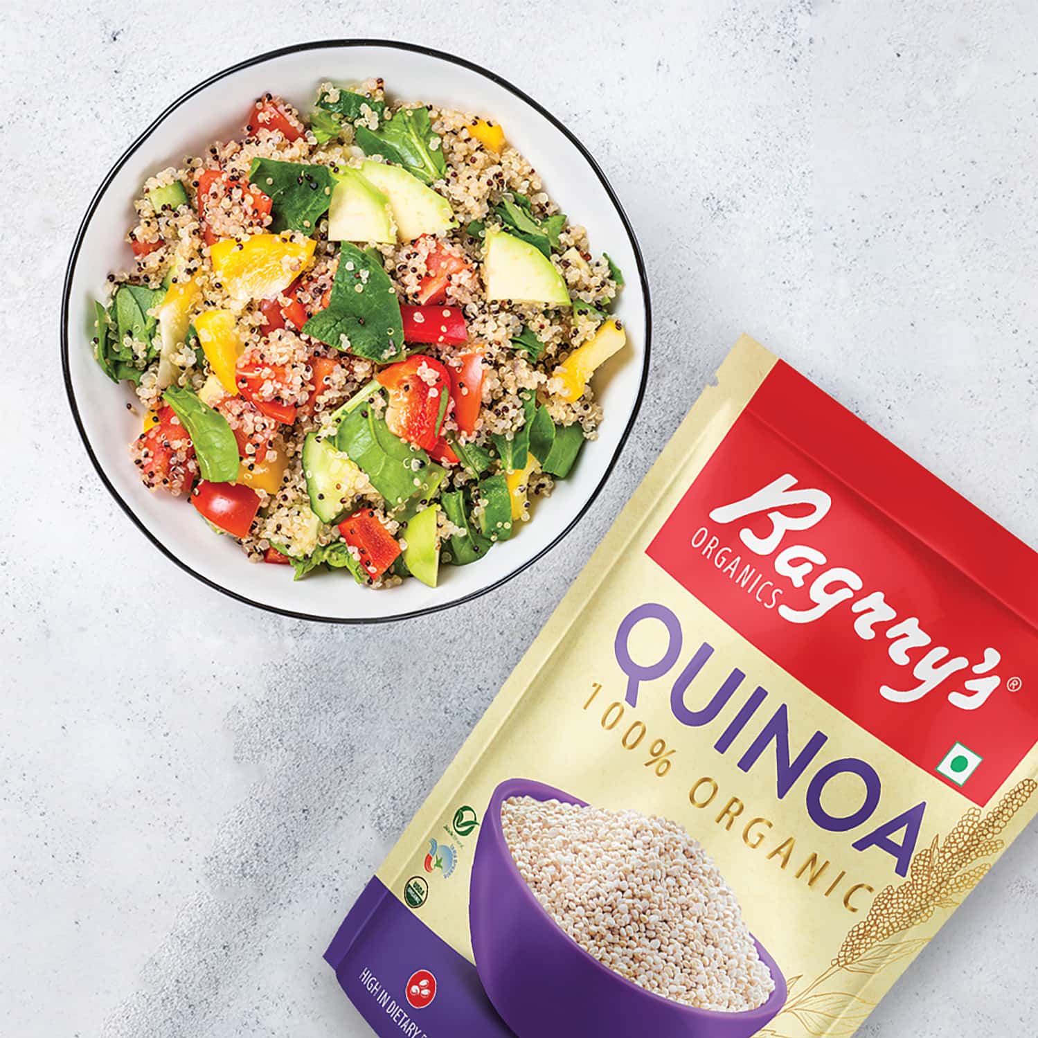 Buy BAGRRYS QUINOA 1000 GM POUCH Online & Get Upto 60% OFF at PharmEasy