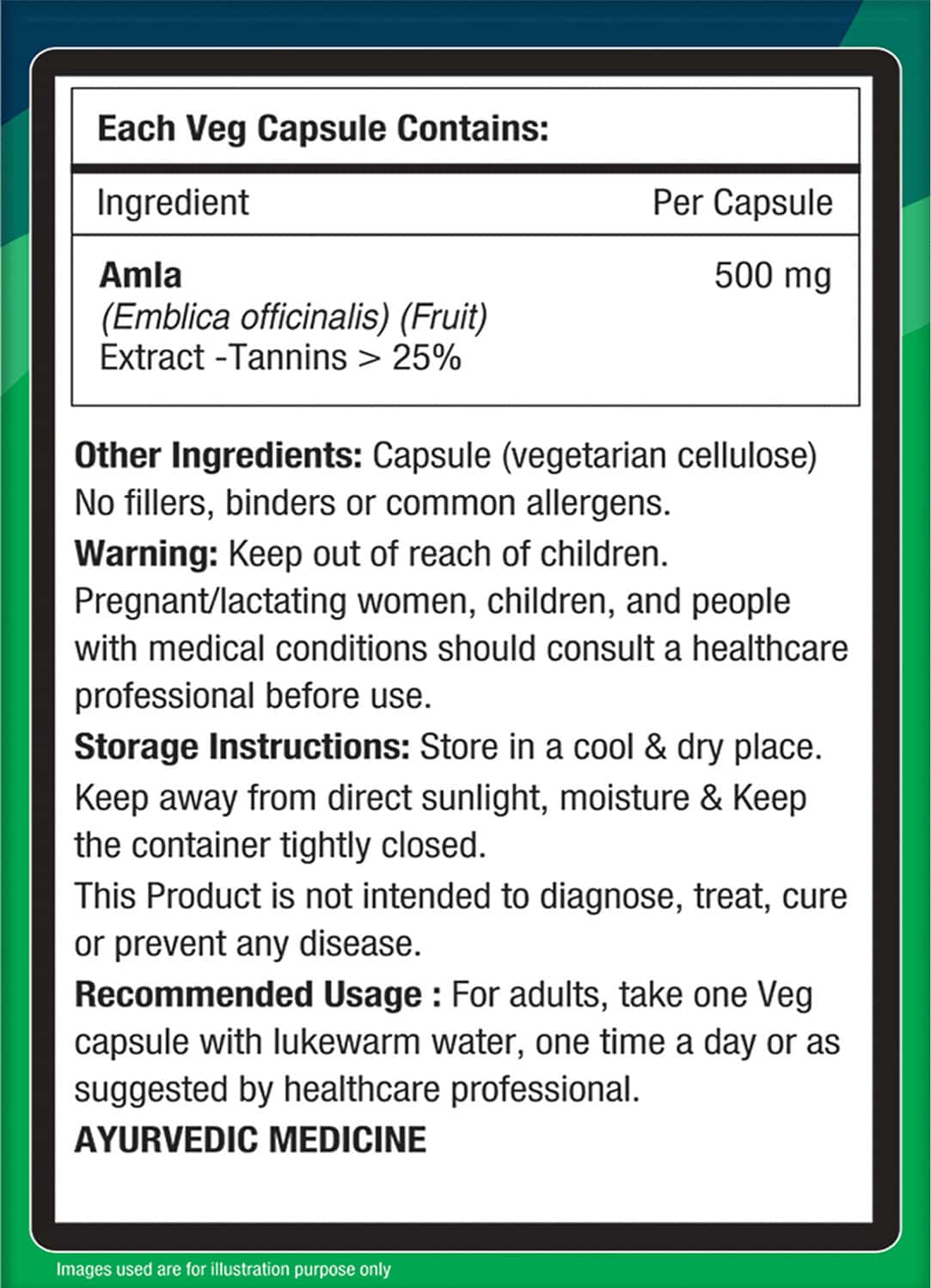 Buy NOURISHVITALS AMLA VITAMIN C WITH TANNINS > 25% PURE HERBS 500 MG AMLA 60 VEG CAPSULES (PACK ...