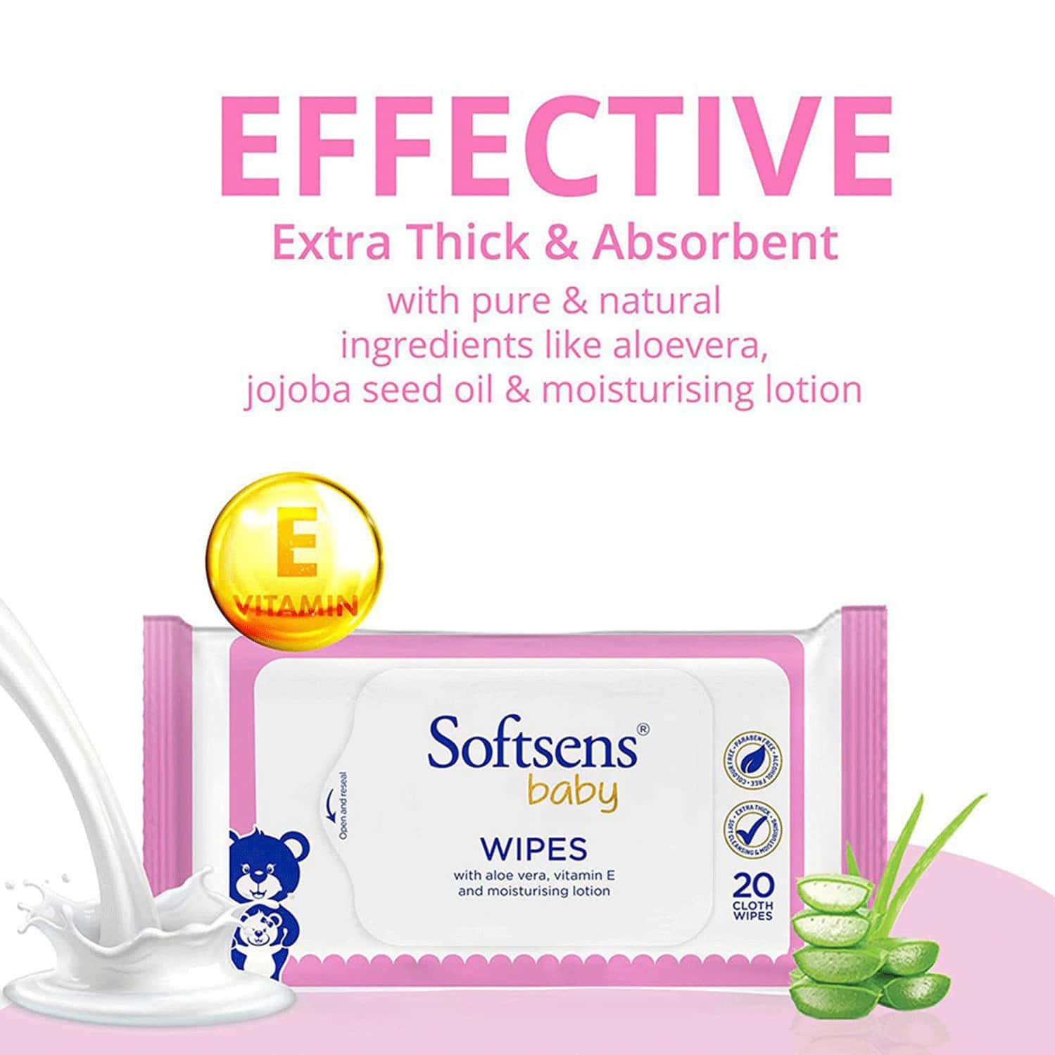 Buy SKIN CARE WET WIPES (PACK OF 20) - PACK OF 2 Online & Get Upto 60% ...