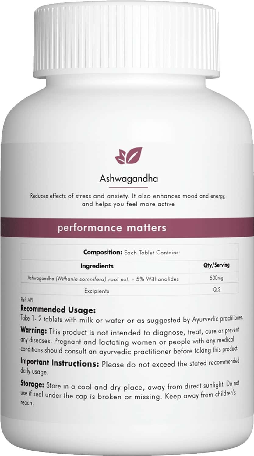 Buy MAN MATTERS ASHWAGANDHA TABLETS - PACK OF 60 Online & Get Upto 60% ...