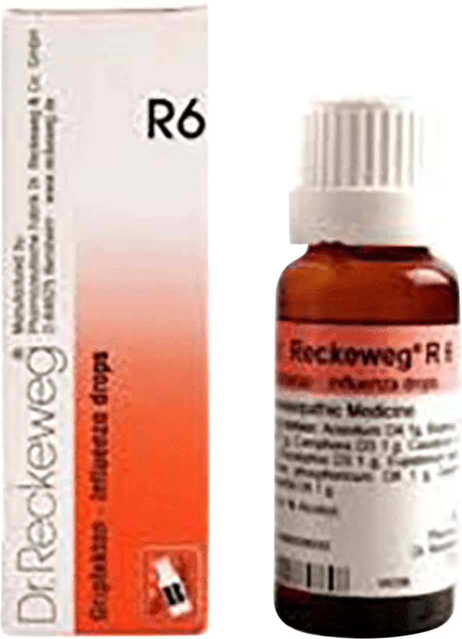 Buy DR.RECKEWEG R 6 INFLUENZA DROPS 22 ML Online & Get Upto 60% OFF at ...