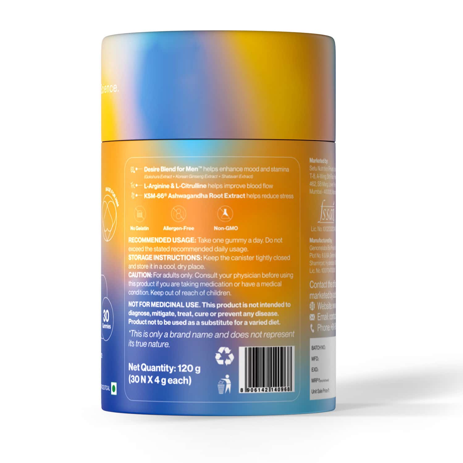 Buy DESIRE: BOOST GUMMIES | NATURAL TESTOSTERONE BOOSTER FOR MEN Online ...