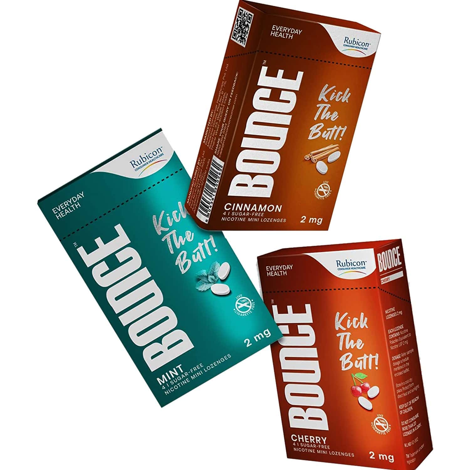 Buy BOUNCE NICOTINE MINI LOZENGE 2MG (6 PACKS OF 4 LOZENGES) | MINT ...
