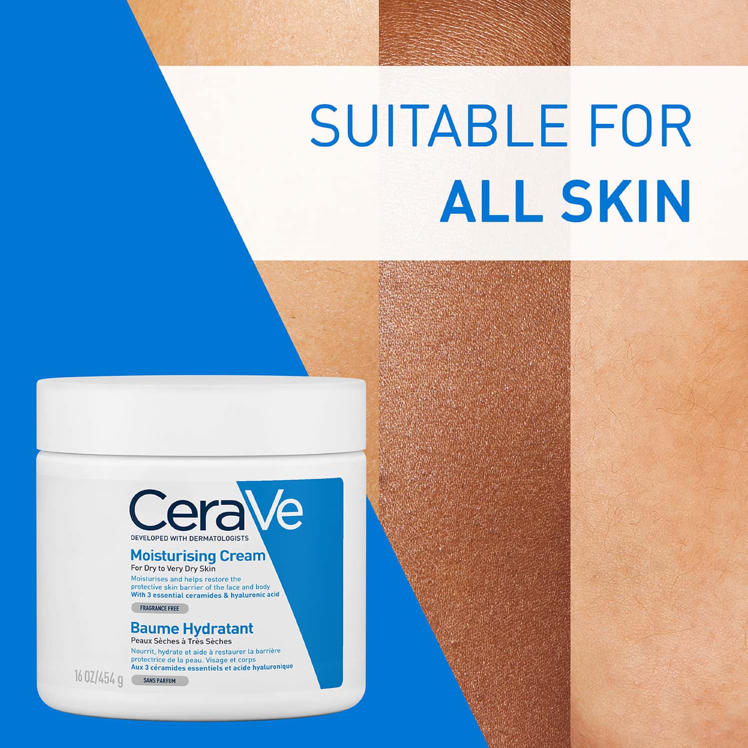 Buy CERAVE MOISTURIZING CREAM FOR DRY TO VERY DRY SKIN - 454GM Online ...