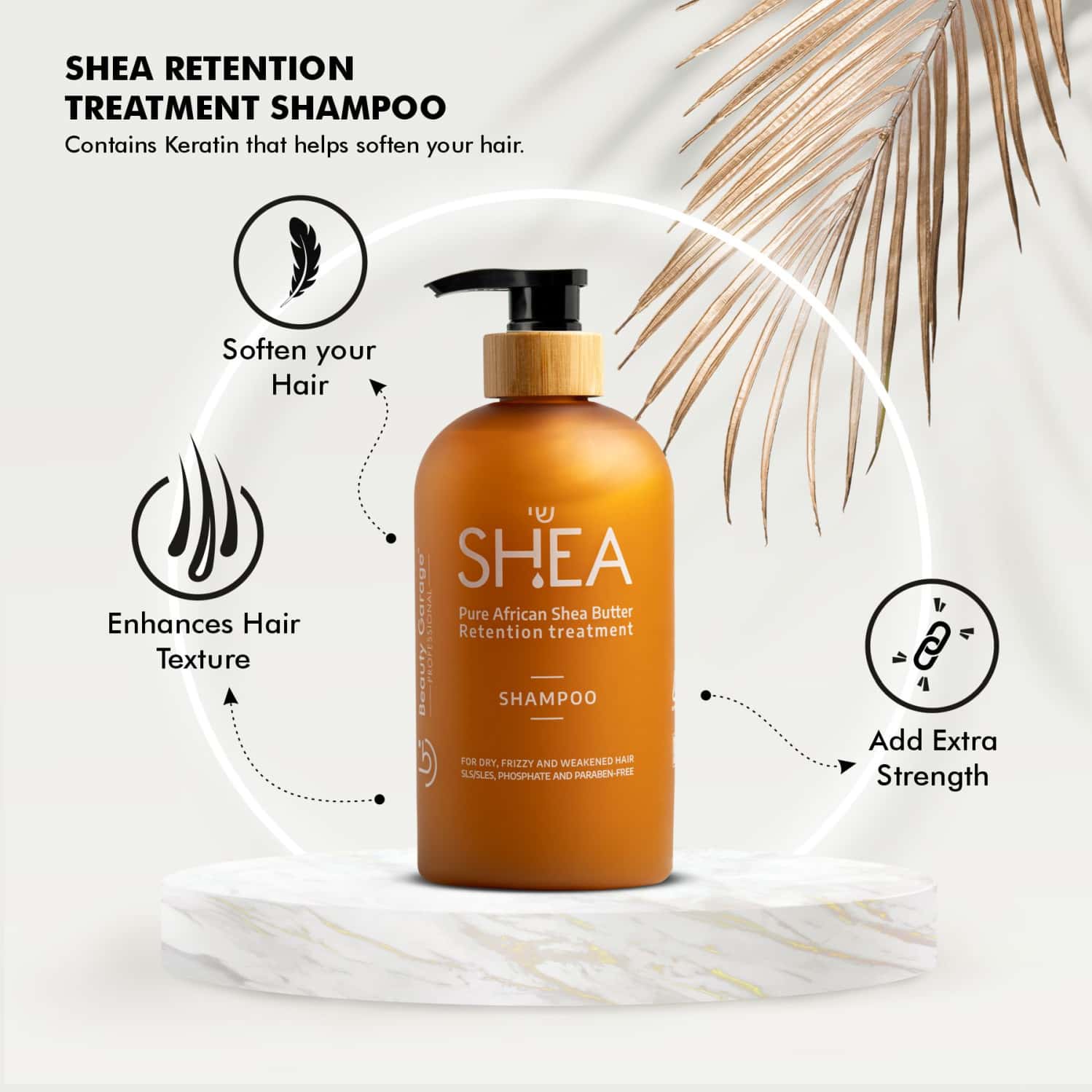 Buy BEAUTY GARAGE PURE AFRICAN SHEA BUTTER RETENTION TREATMENT SHAMPOO ...