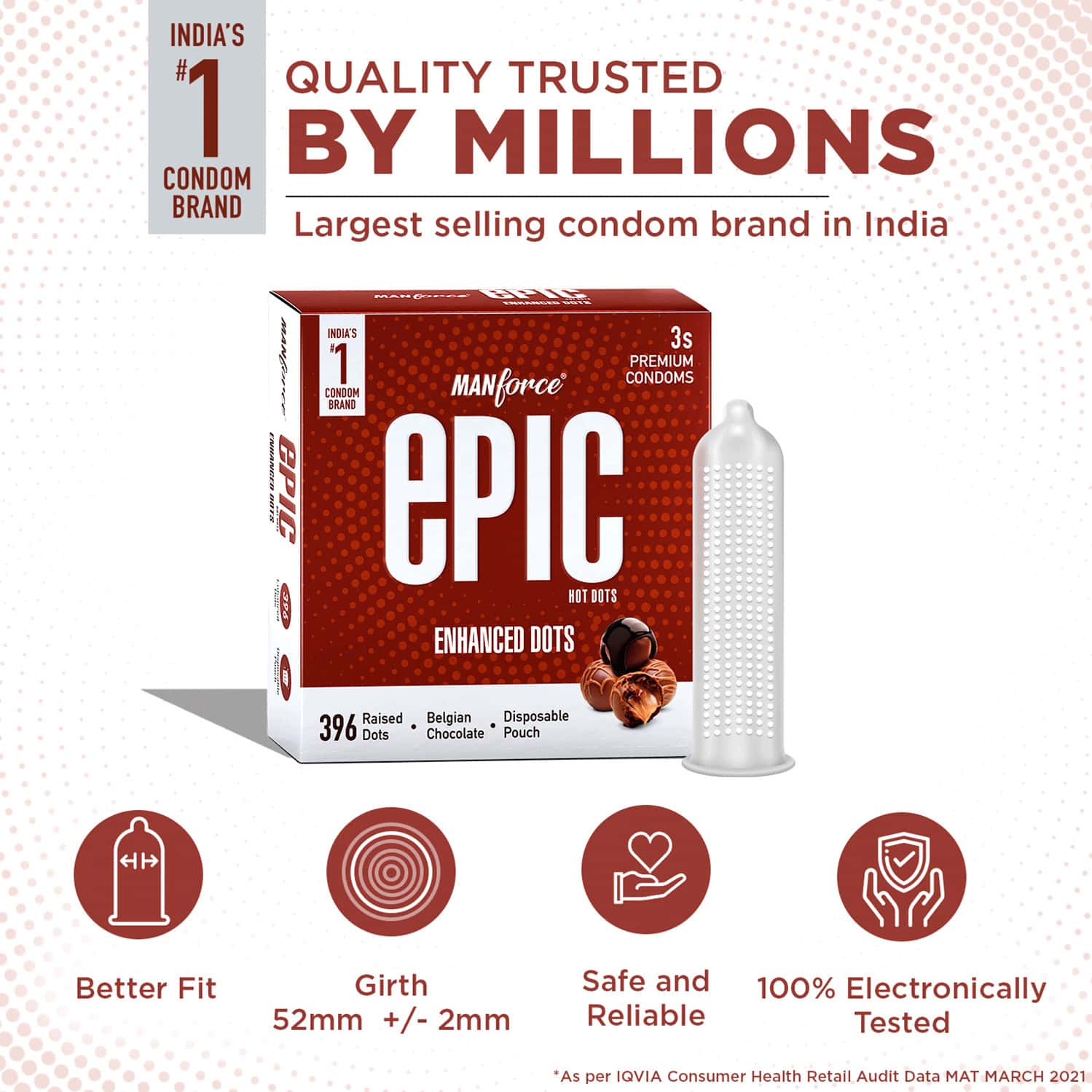 Buy MANFORCE SUPER LITCHI CONDOM 3'S Online & Get Upto 60% OFF at PharmEasy