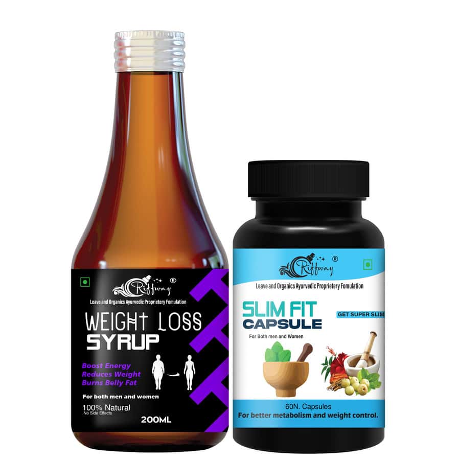 Buy WEIGHT LOSS SYRUP & SLIM FIT CAPSULES - 100% AYURVEDIC (200ML+100GM) Online & Get Upto 60% ...