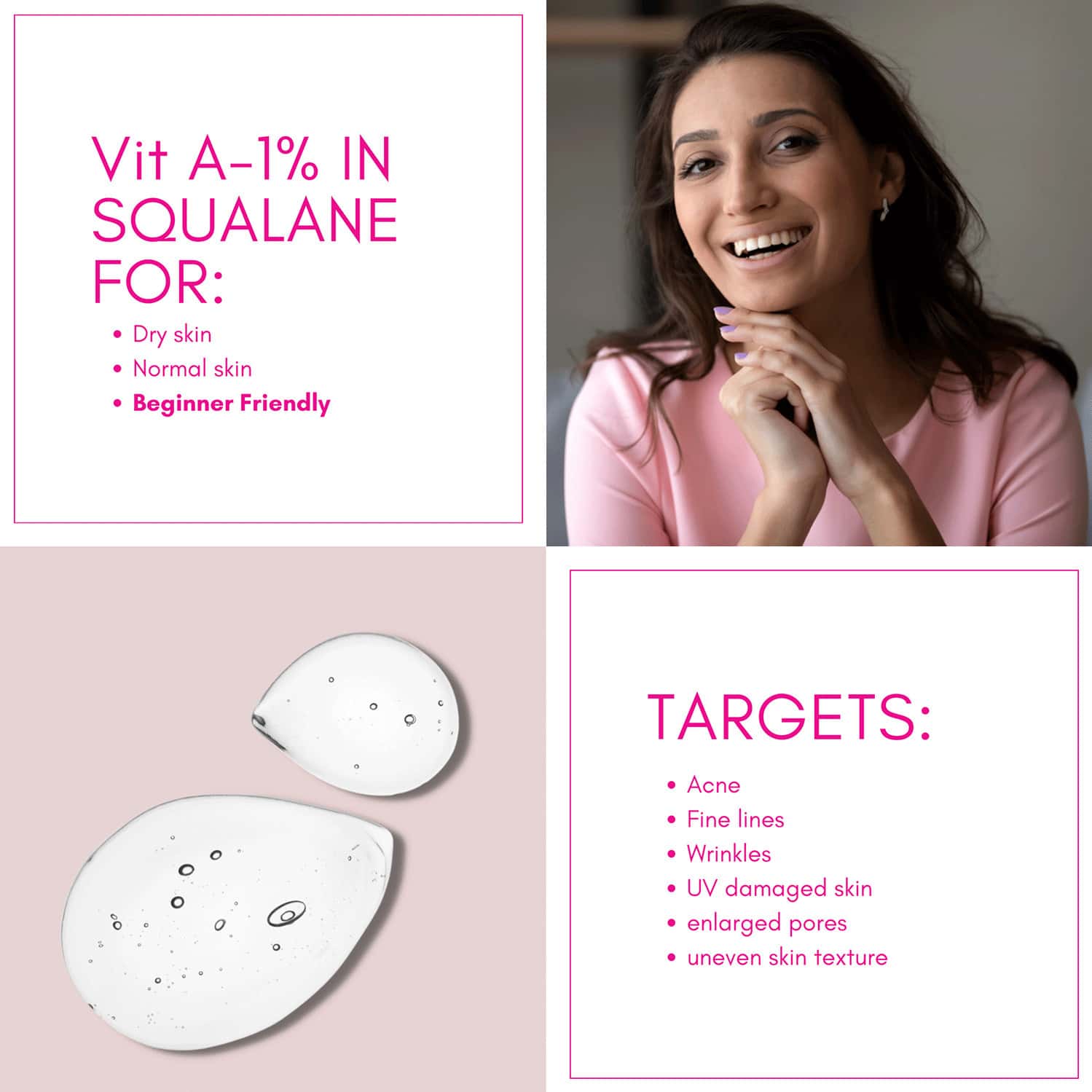 Buy COS-IQ A-1% GRANACTIVE RETINOID IN SQUALANE 30ML | ONLY 4 INGREDIENTS VIT-A ANTI AGEING ...