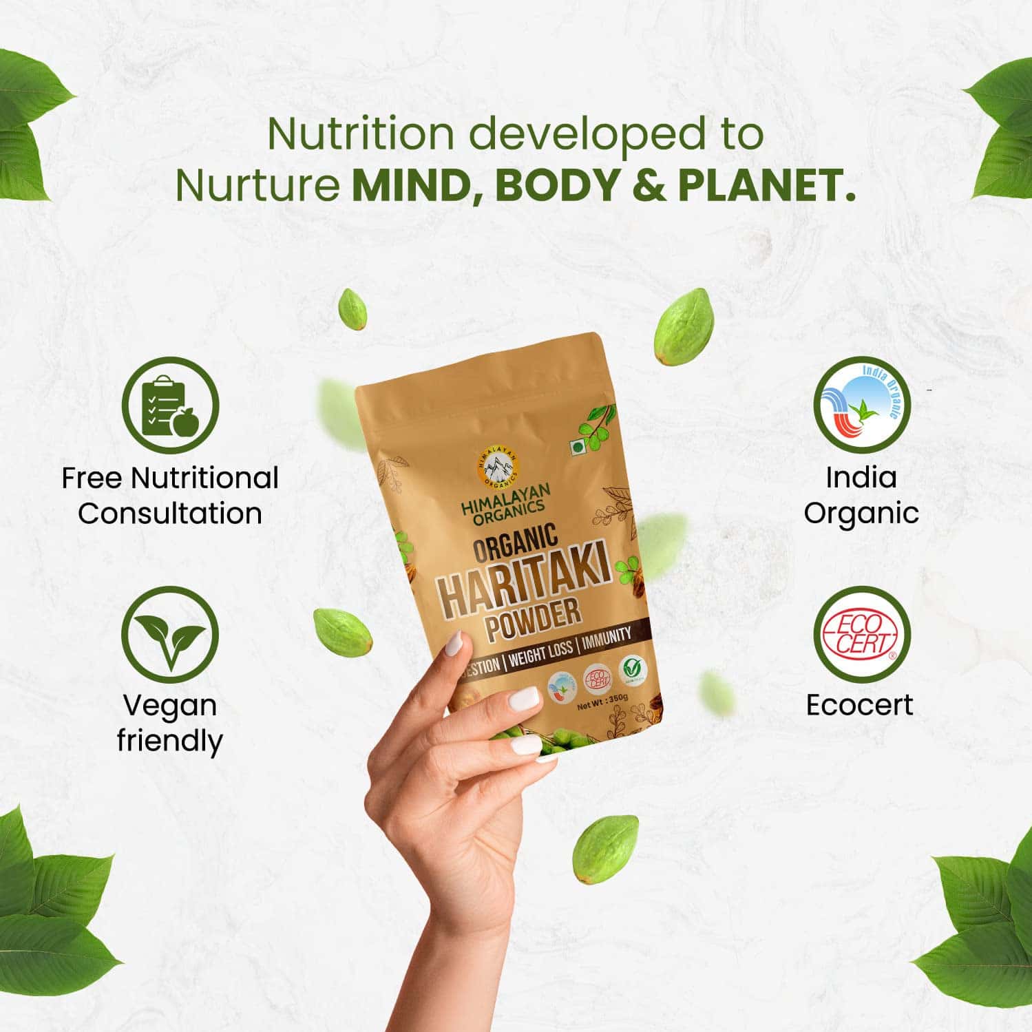 Buy HIMALAYAN ORGANICS ORGANIC HARITAKI/HARAD POWDER | DIGESTION ...