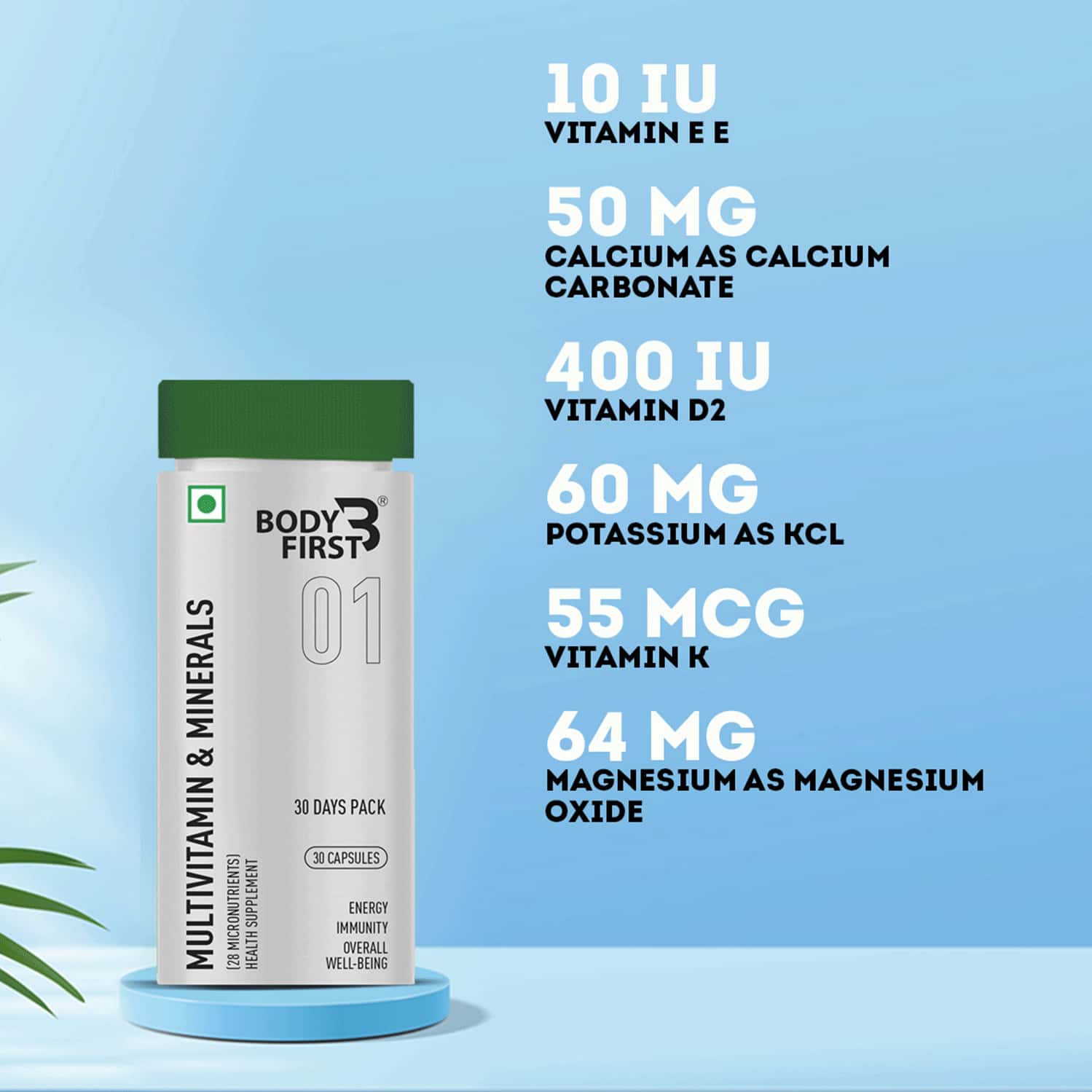 Buy BODYFIRST MULTIVITAMIN & MINERALS Online & Get Upto 60% OFF at ...