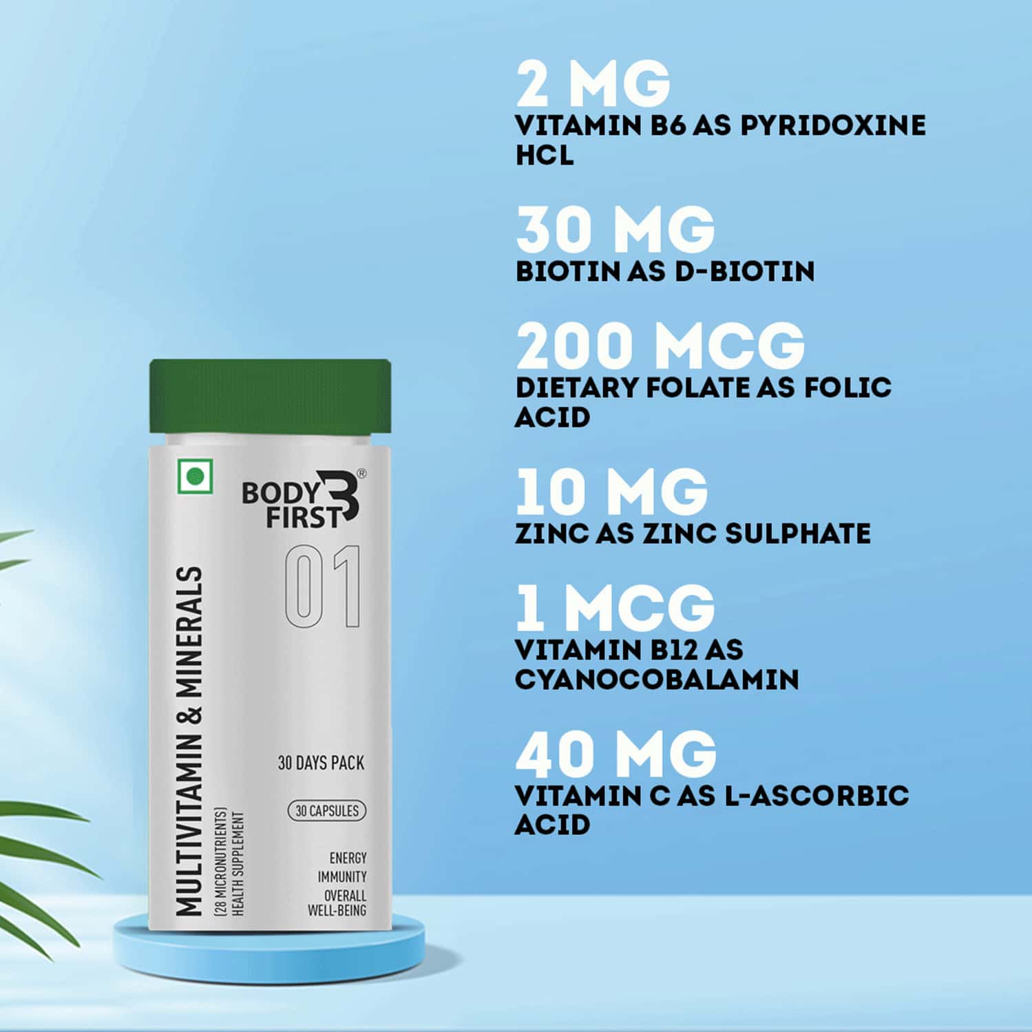 Buy BODYFIRST MULTIVITAMIN & MINERALS Online & Get Upto 60% OFF at ...