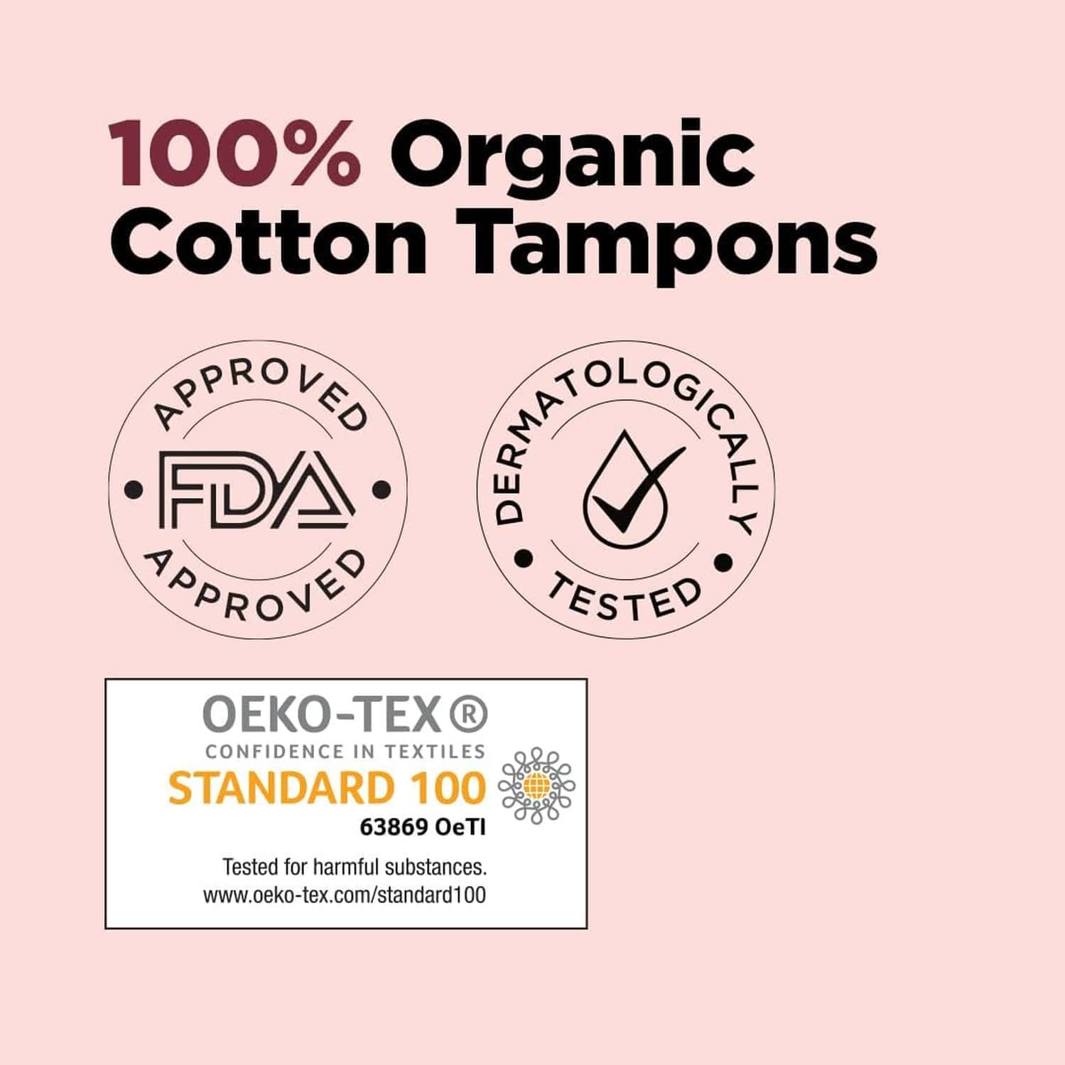 Buy PEE SAFE 100% ORGANIC COTTON BIODEGRADABLE TAMPONS SET OF 2 TRIAL ...